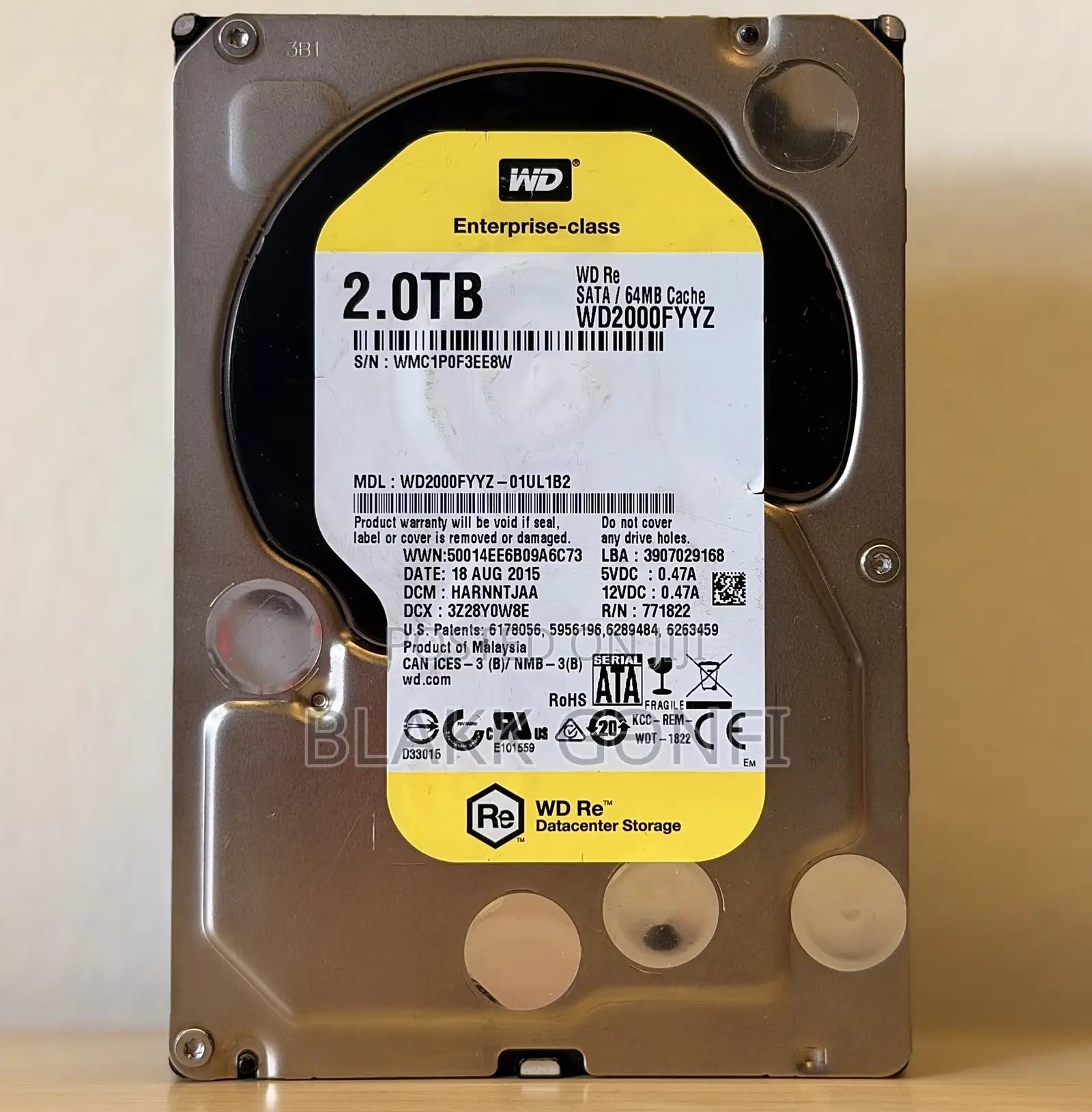 Wd Enterprise Class 2tb Gold Deskop Hdd in Kumasi Metropolitan ...