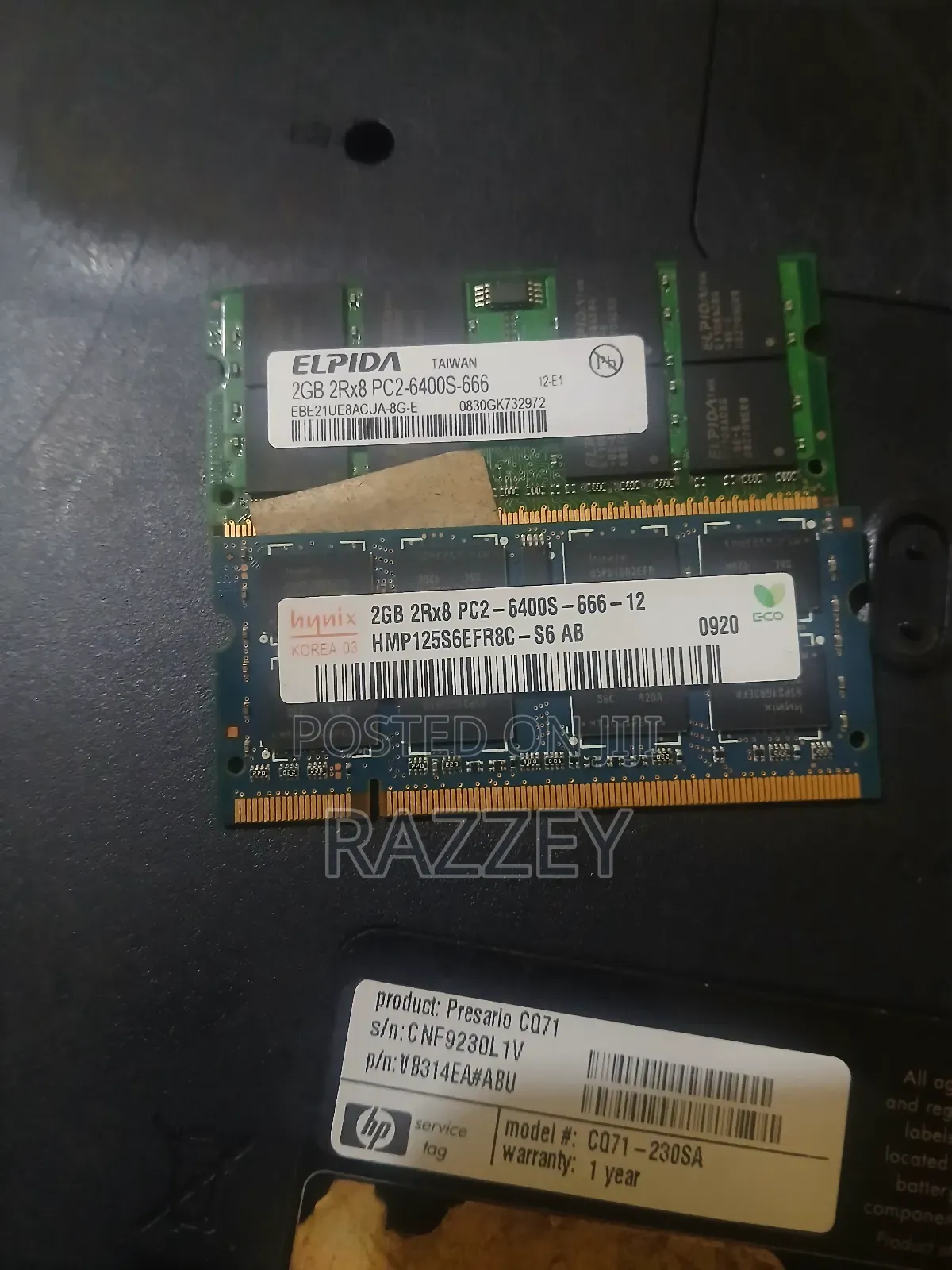 4gb Laptop Ram in Kasoa - Computer Hardware, Razzey Boy | Jiji.com.gh
