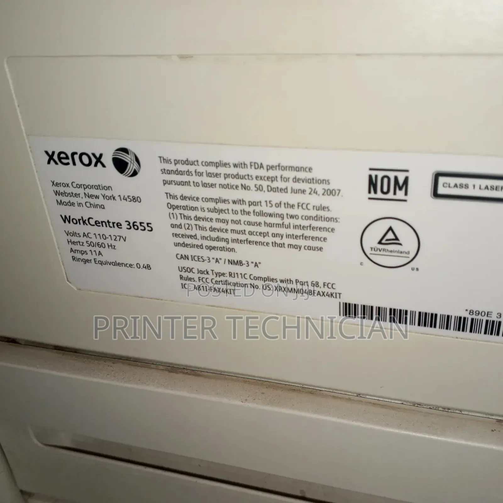 Xerox Wc 3655 in Sunyani Municipal - Printers & Scanners, King Dubya ...