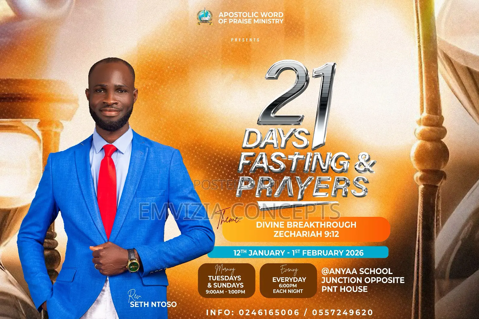 High-Quality Church Flyers, Banners Branding Designs in Anyaa ...