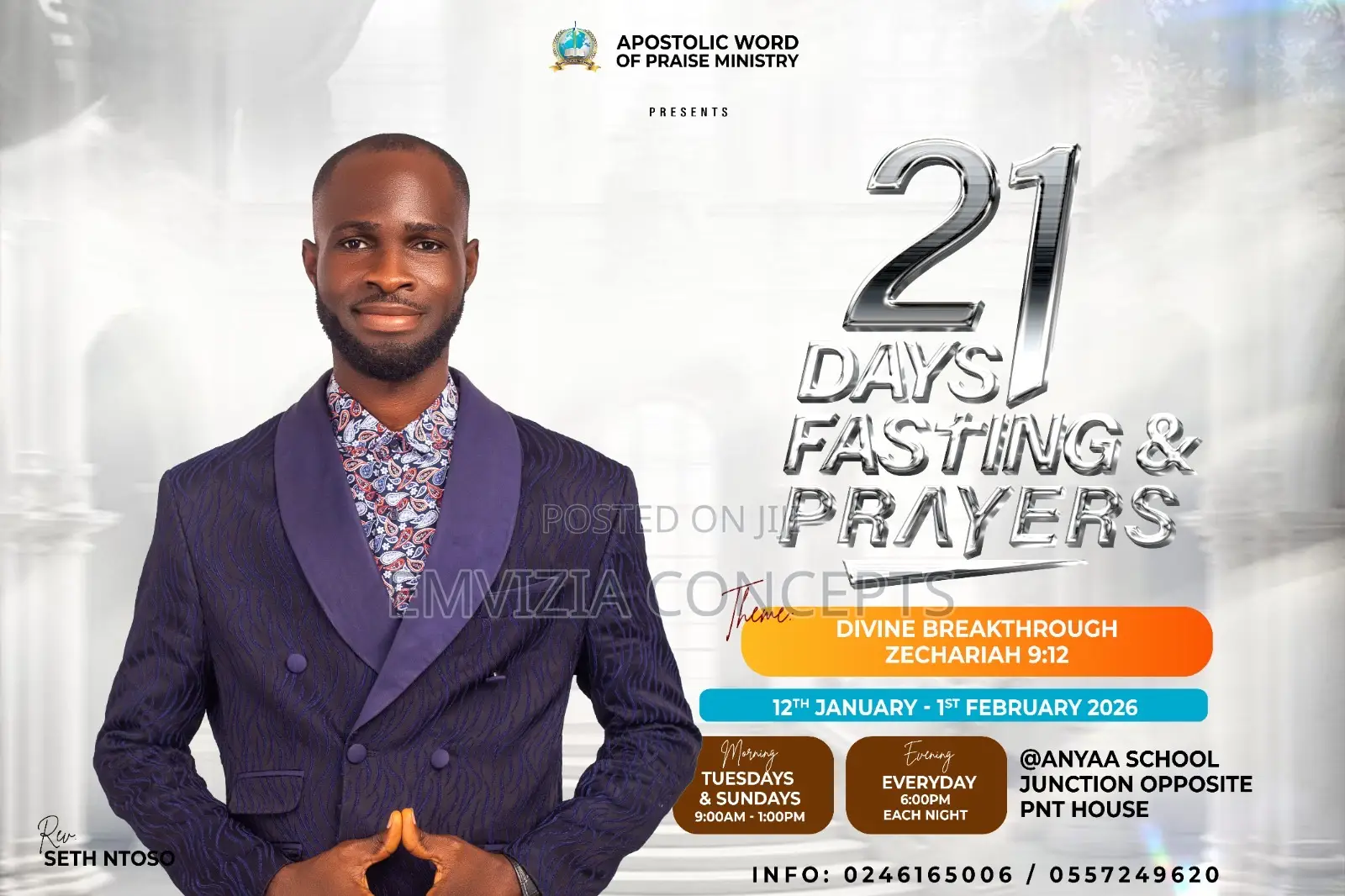 High-Quality Church Flyers, Banners Branding Designs in Anyaa ...