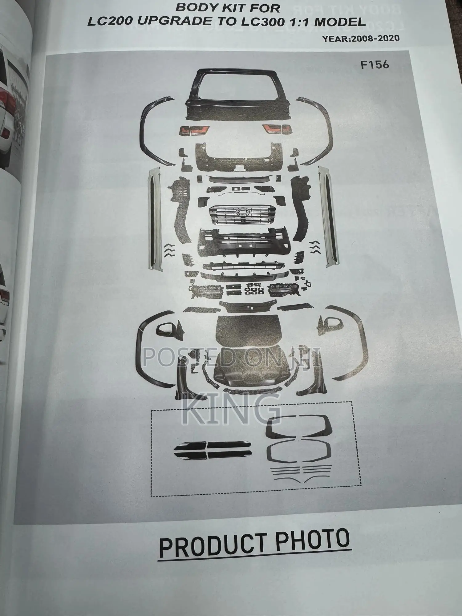 2022 2024 Toyota Land Cruiser Lc300 Face Lift Body Kit in Kumasi ...