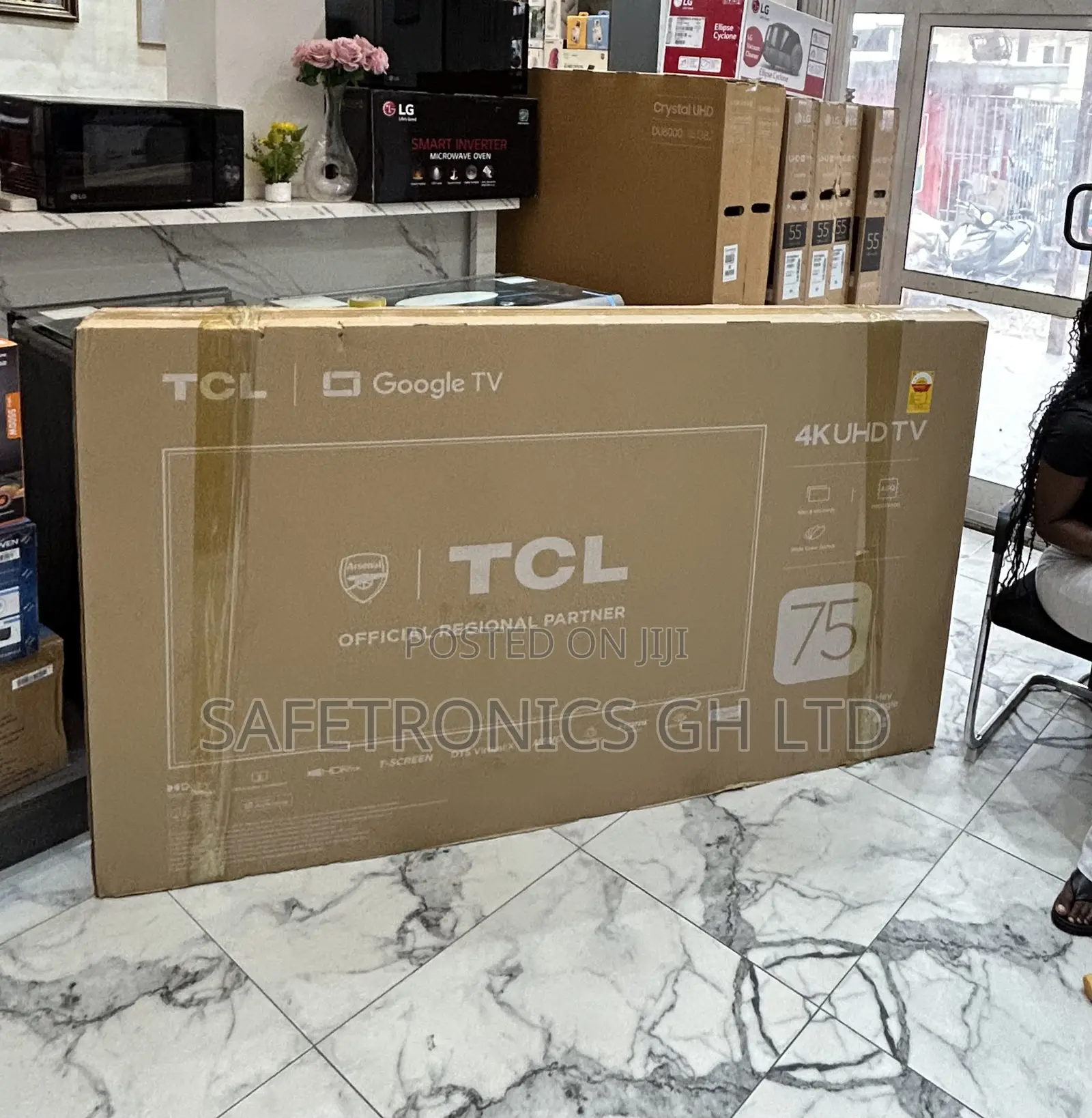 High Authentic TCL 75 Inch Smart Led Uhd P755 Google Tv in Adabraka ...