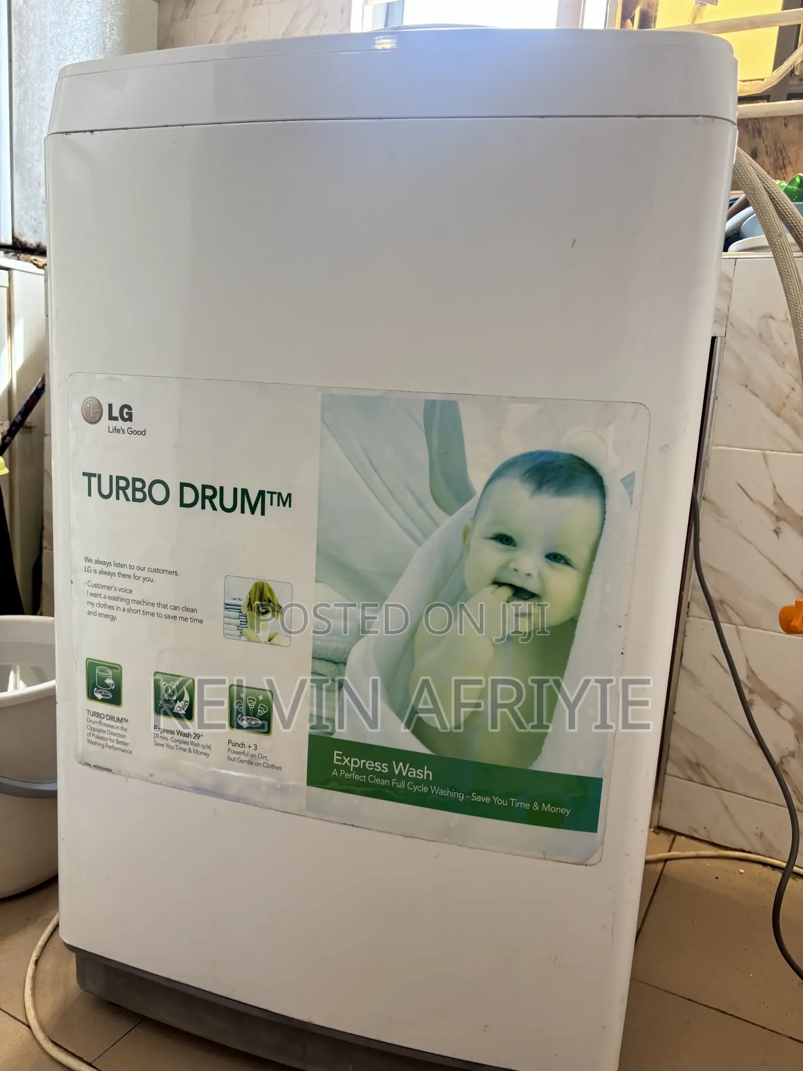 Lg Washing Machine 7.5kg Turbo Drum in Adenta - Home Appliances, Kelvin ...