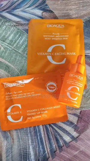 Bio Aqua Collagen Serum,Face Mask And Lip Mask Combo in Ashaiman ...