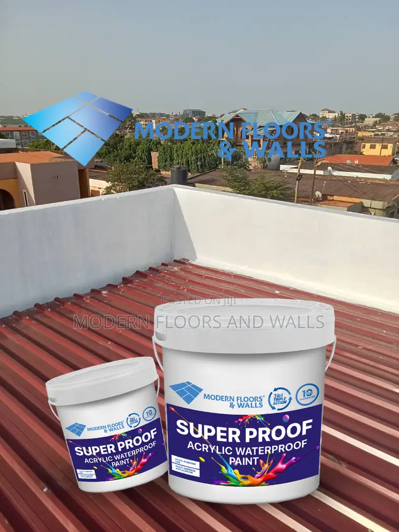 Red, Blue, Green - Super Proof 3-in-1 Acrylic Waterproof Paint 20kg in ...