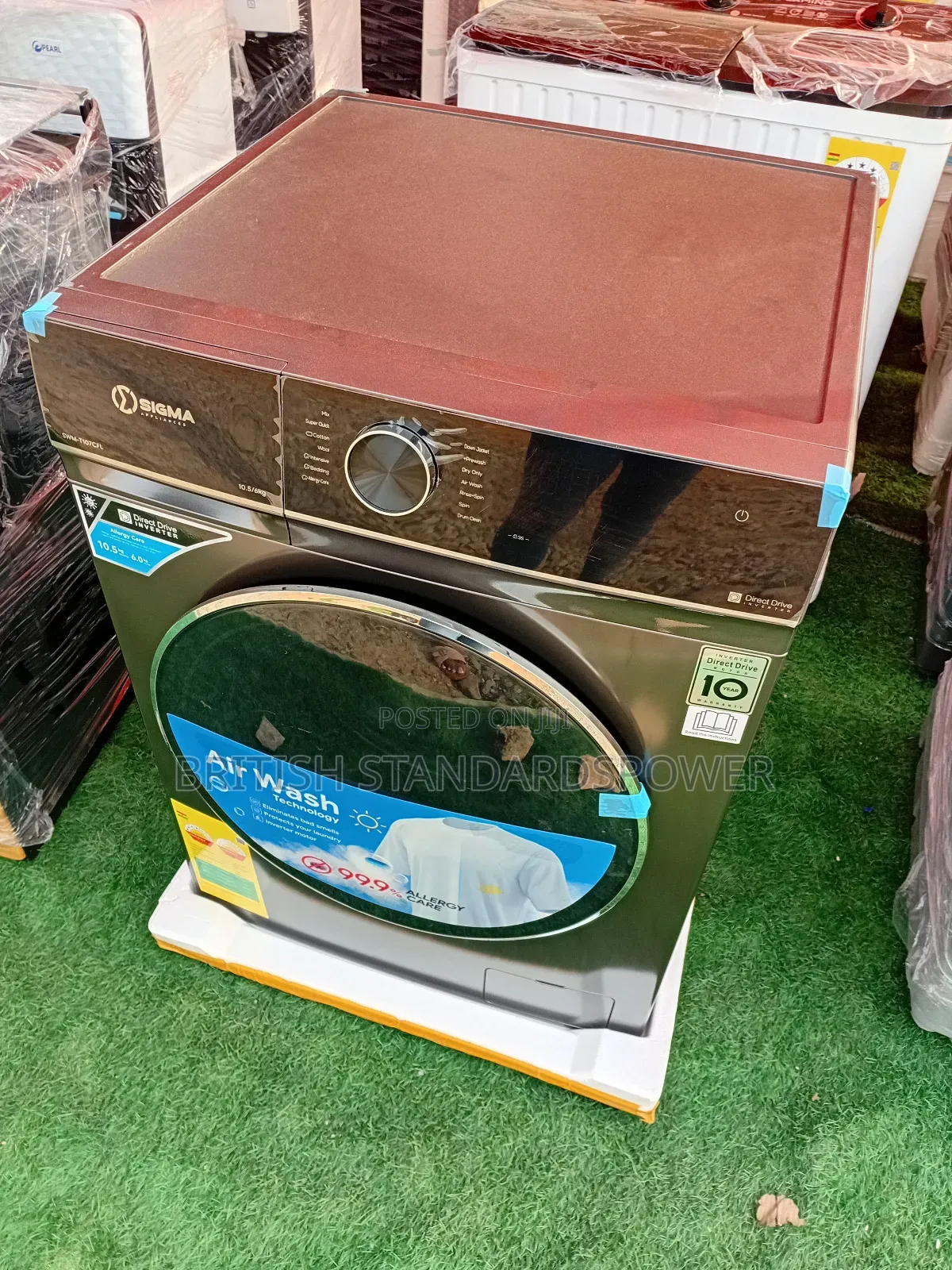 Sigma 10kg Advanced Front Load 10kg Fully Automatic Washing Machine for ...