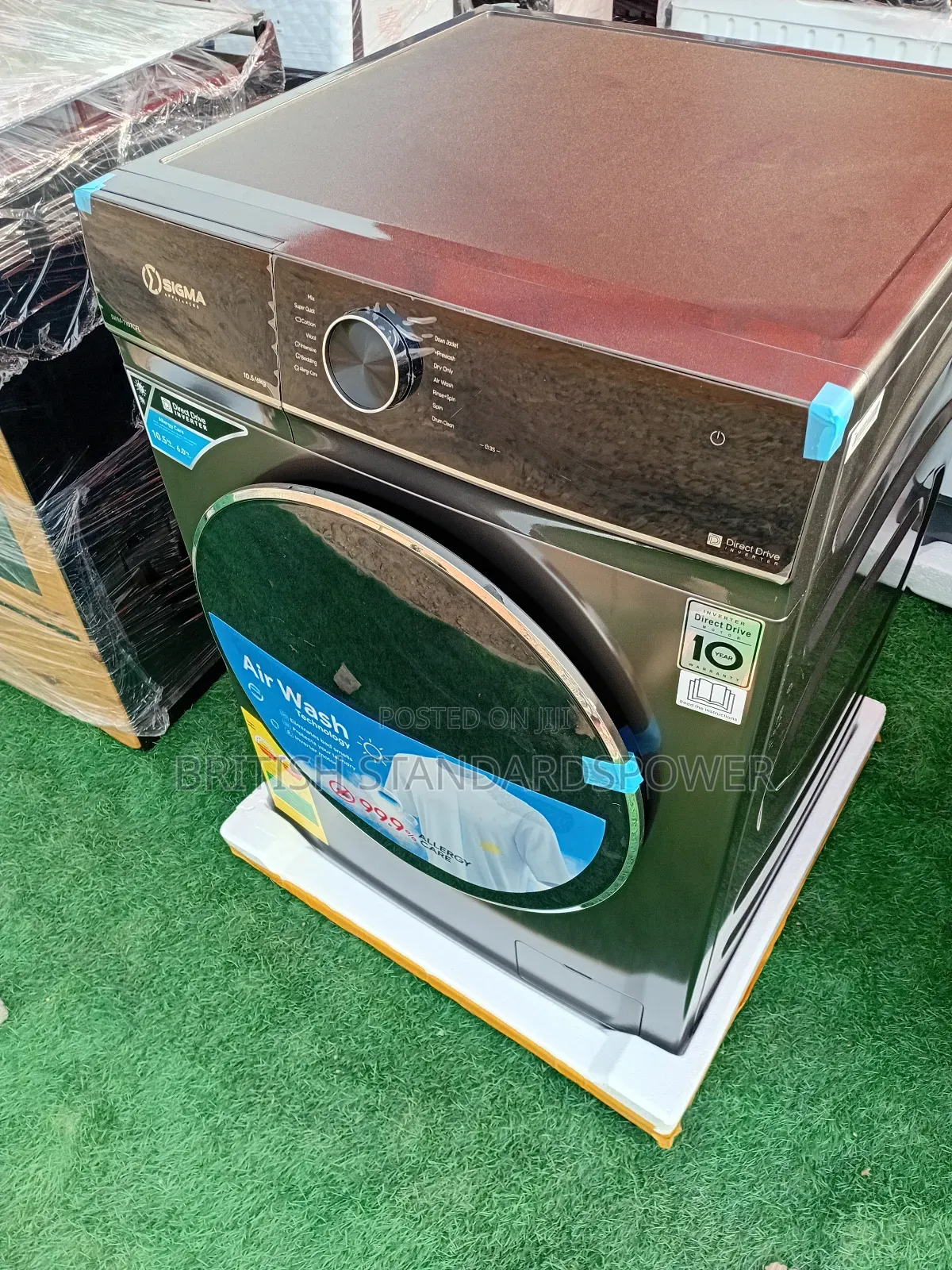 Sigma 10kg Powerwash Fully Automatic 10kg Front Load Washing Machine ...
