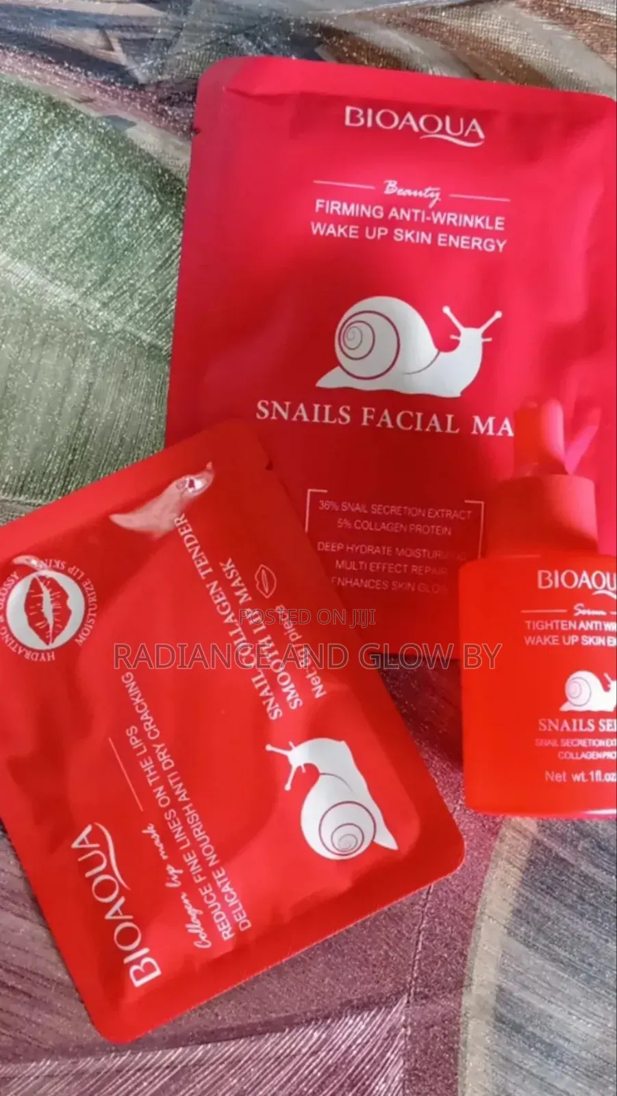Bio Aqua Collagen Serum,Face Mask And Lip Mask Combo in Ashaiman ...