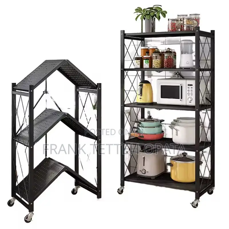5 Tier Foldable Kitchen Rack Metal in Mataheko - Furniture, Frank ...