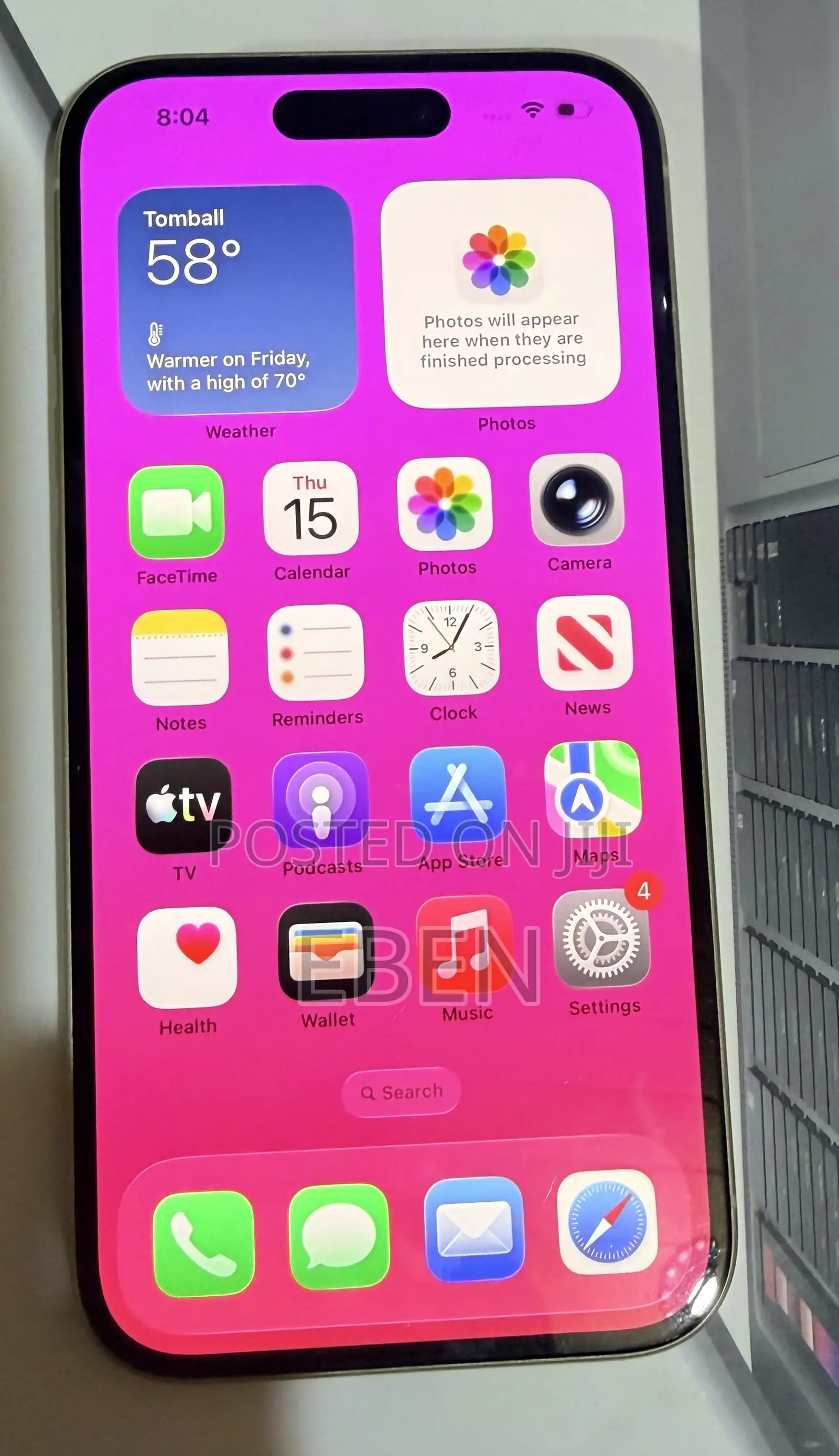 Apple iPhone 15 256 GB Yellow in North Legon - Mobile Phones, Eben Eben ...