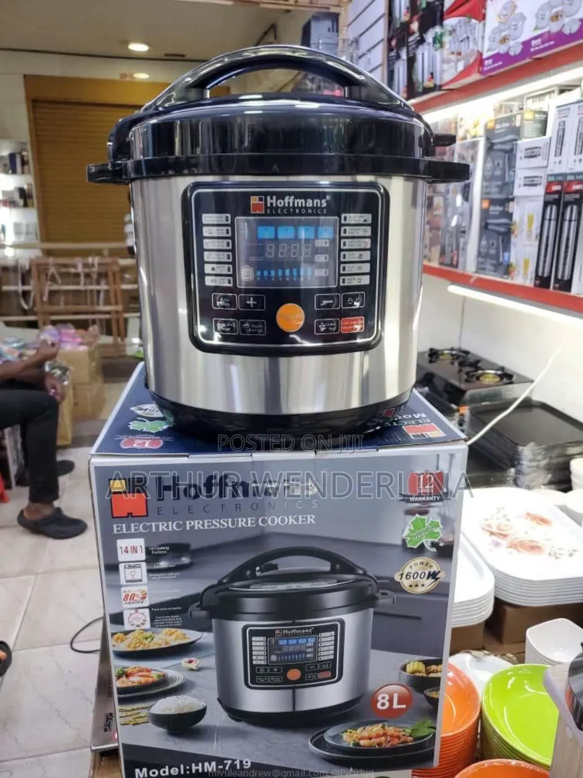 8liters Hoffman Electric Pressure Cooker in Spintex - Kitchen ...
