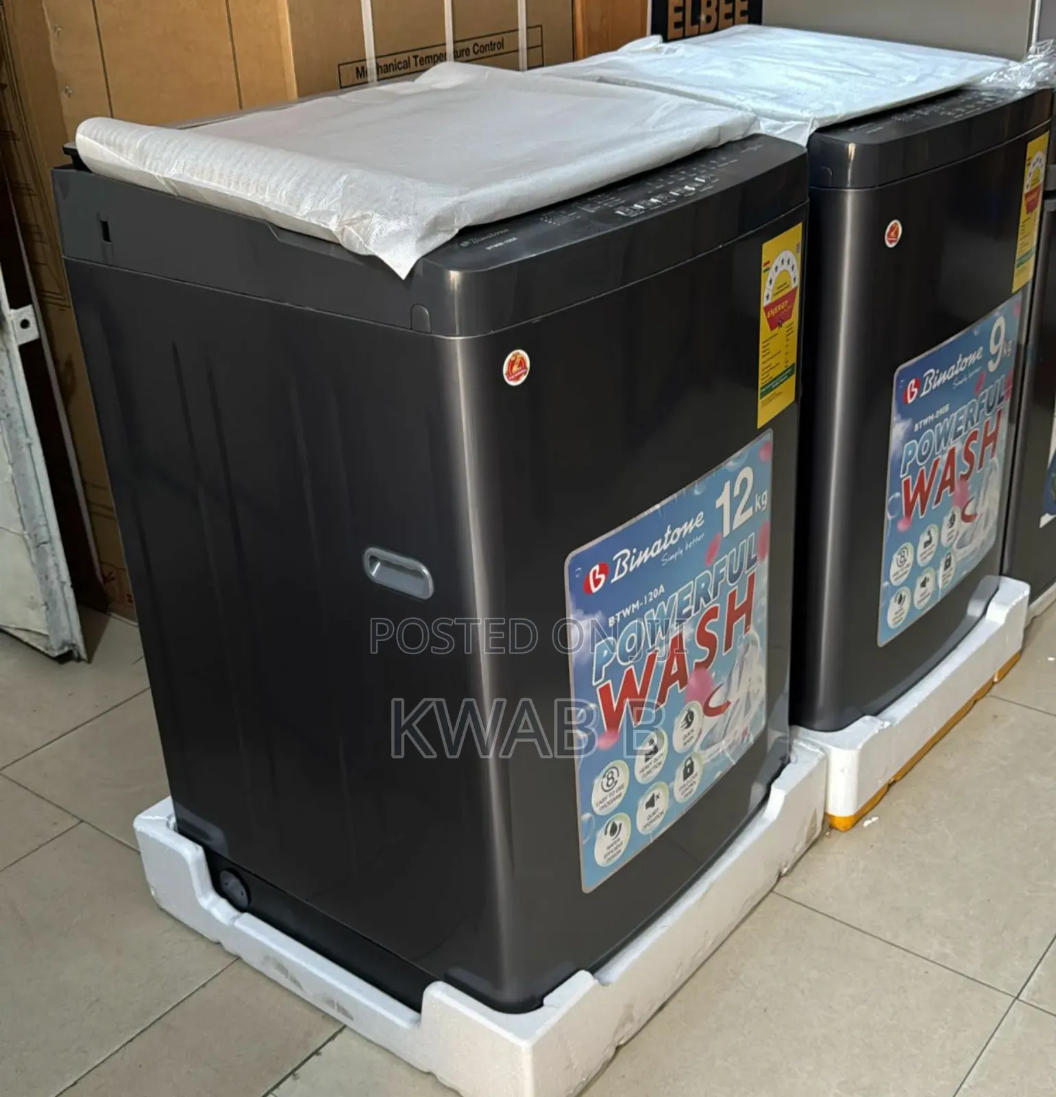 Binatone Top‐Load Washing Machine - 7kg/ 9kg/ 12kg in Accra ...