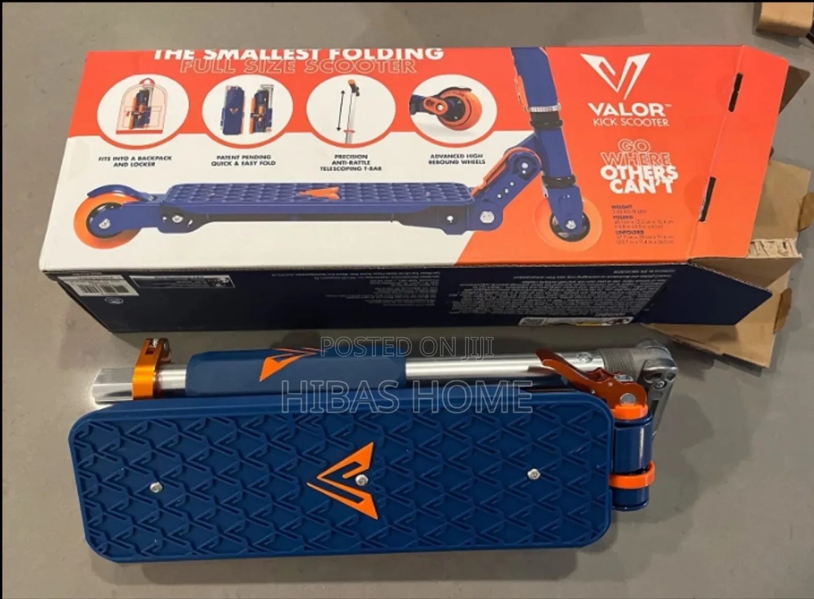 Valor Kick Scooter Toy, Ultra Compact Lightweight Foldable Scooter in ...