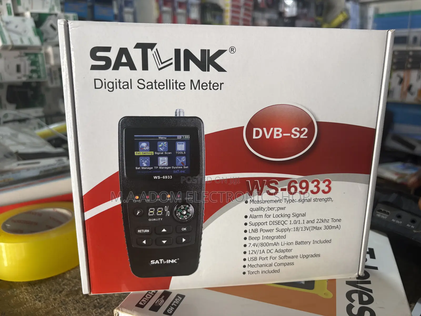 Sat Link DVB -S/S2 Satellite Meter for Dish Installation in Accra ...
