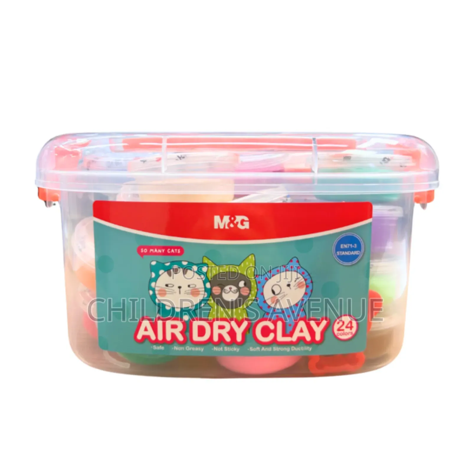 24 Colours Box Air Dry Clay Dough in Spintex - Toys, Games & Bikes ...