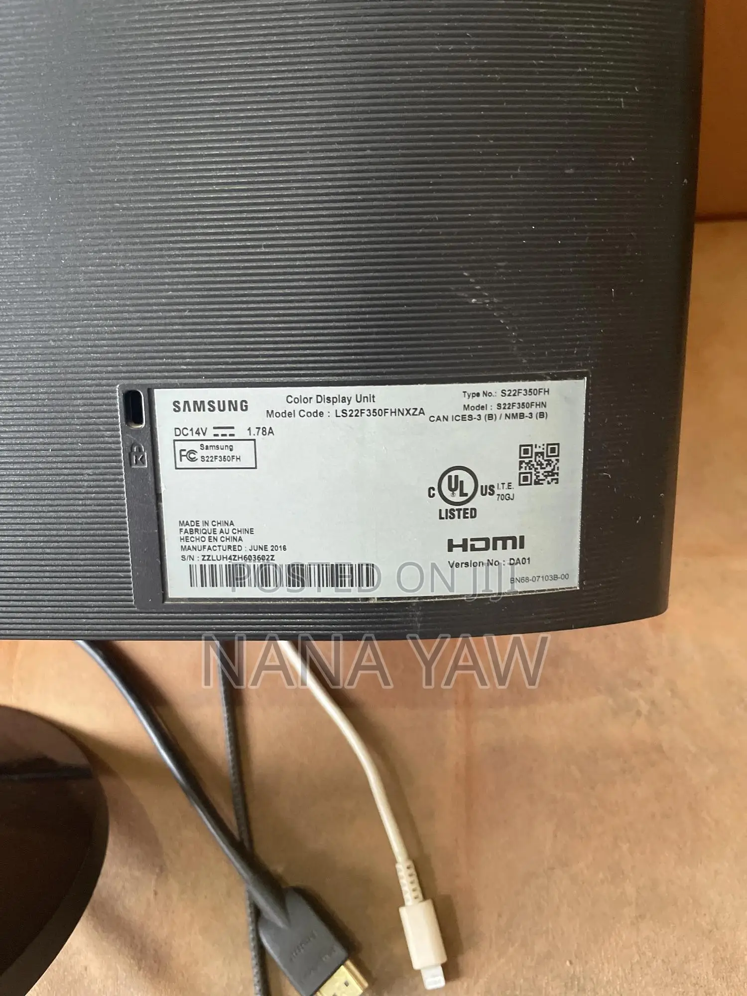 Samsung Monitor in East Legon - Computer Monitors, Nana Yaw | Jiji.com.gh