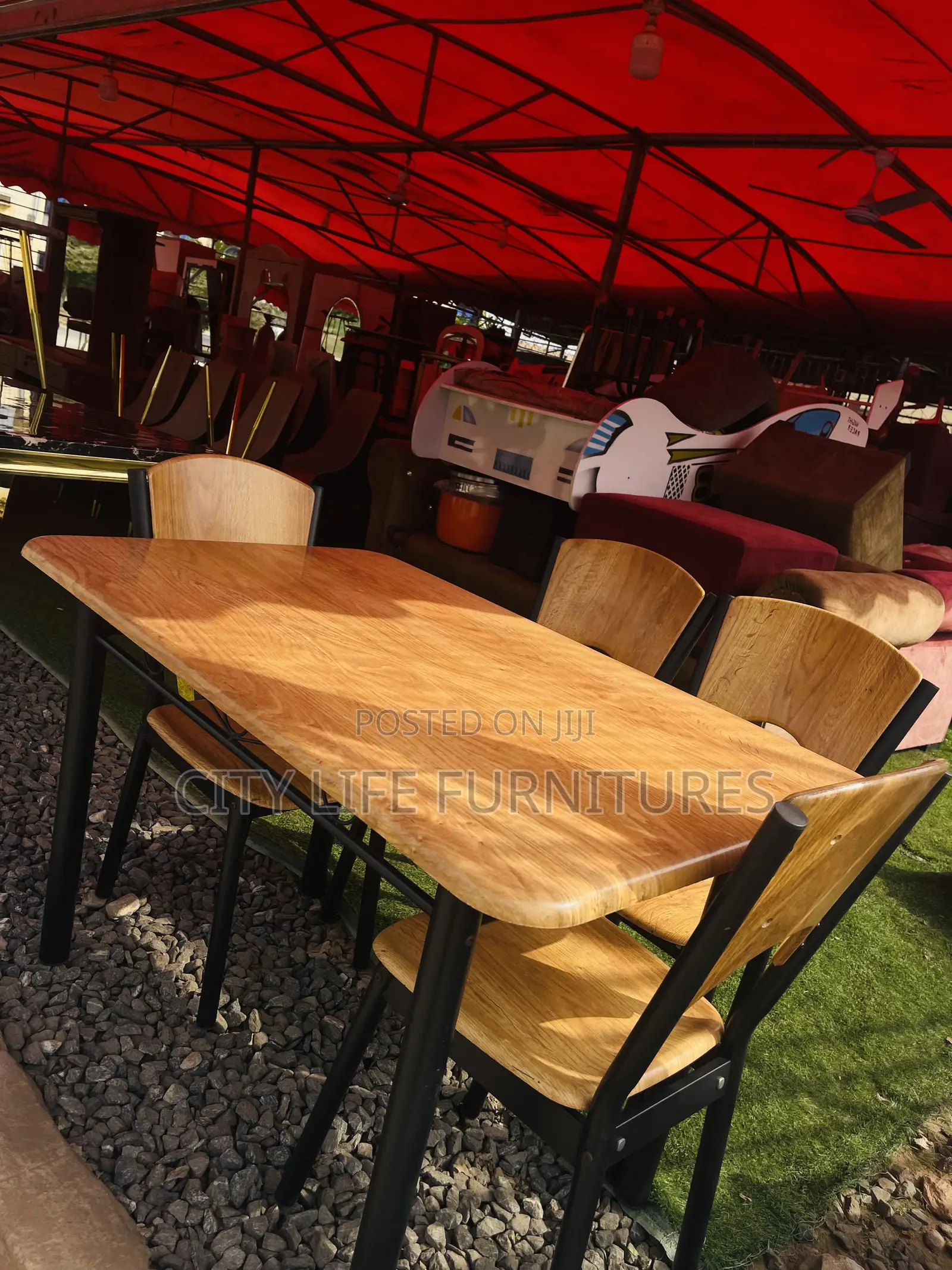 Wooden Dinner Four Chairs in Tema Metropolitan - Furniture, Georgina ...