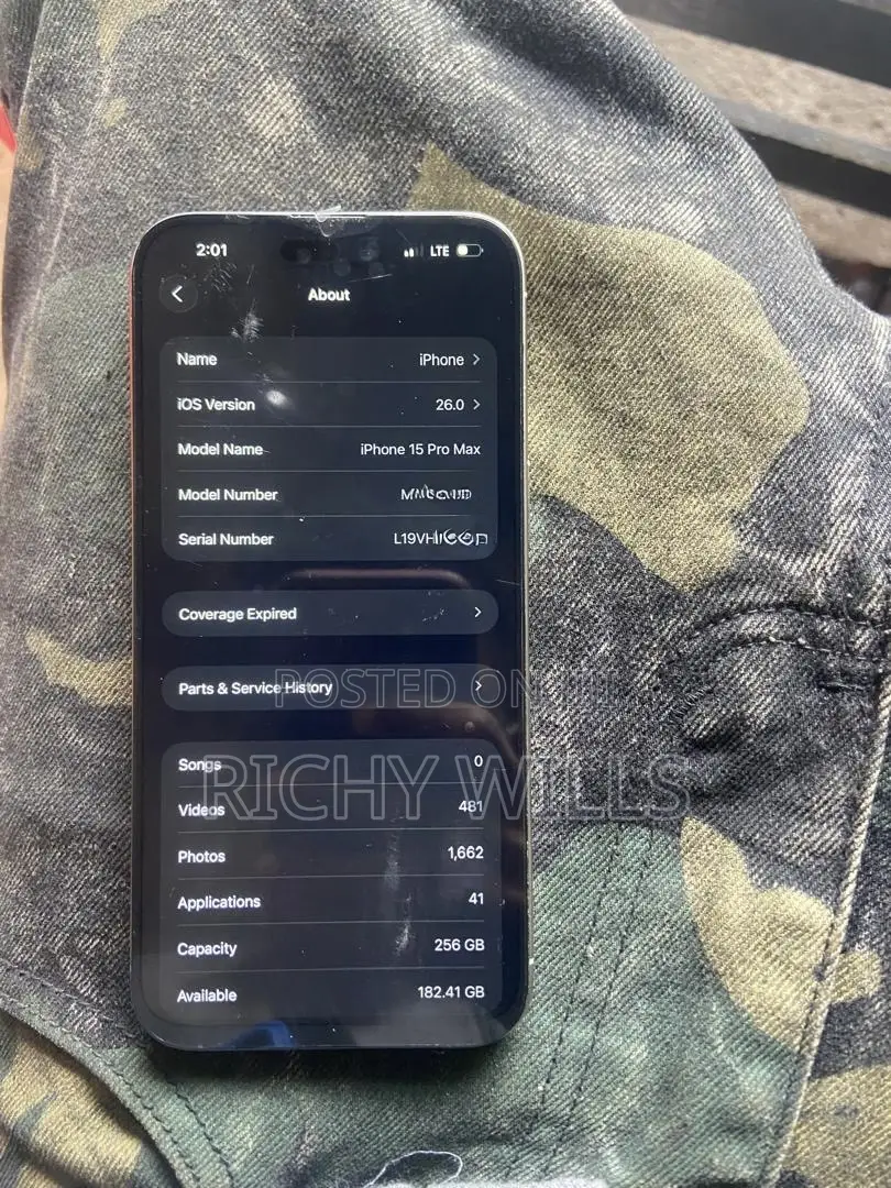 Apple iPhone 15 Pro Max 256 GB White in Adenta - Mobile Phones, Richy ...