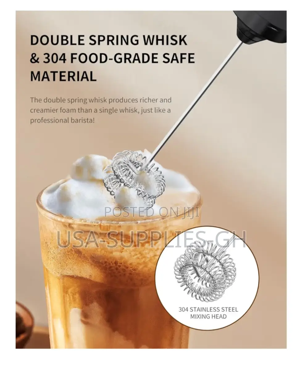 Circle Joy Rechargeable Milk Frother Hanheld Whisk From Usa. in Labone ...