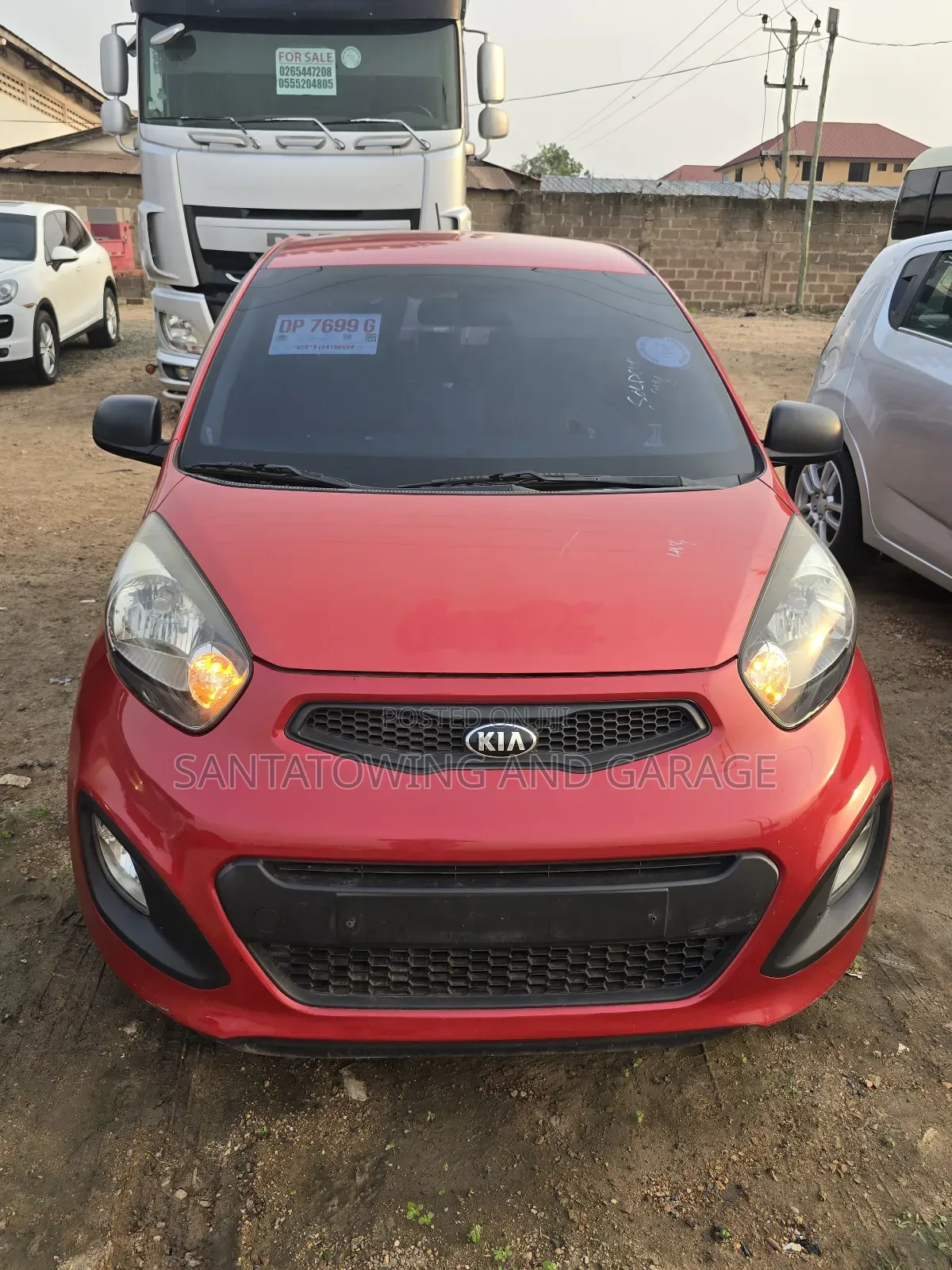 Kia Morning 2014 Red in Spintex - Cars, Nana Opoku Antwi | Jiji.com.gh