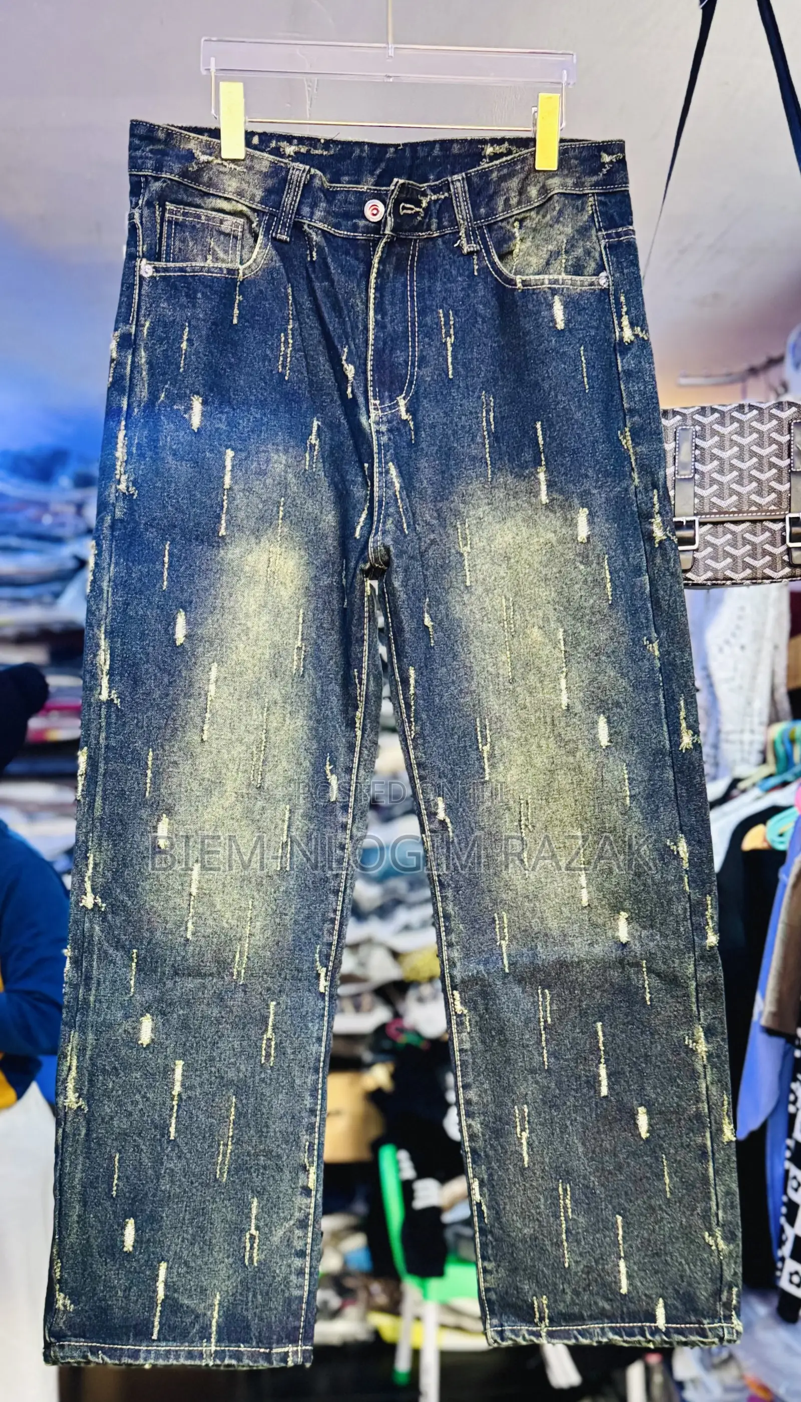 Topmost Quality Amiri N Balenciaga Baggy Jeans Available in Stock in ...