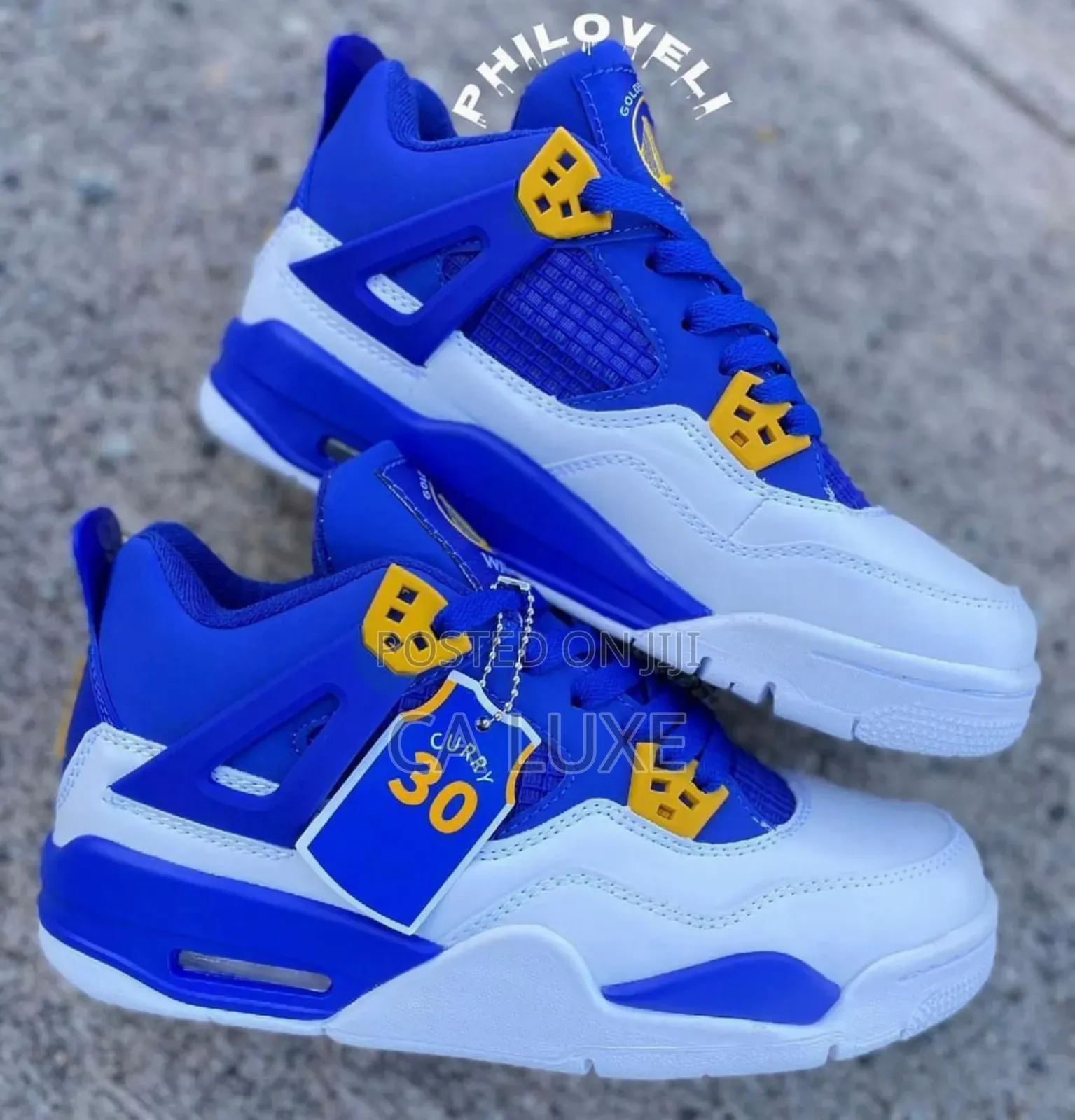 Nike Air Jordan 4 Retro "Curry Warriors" Sneakers. in Cantonments ...