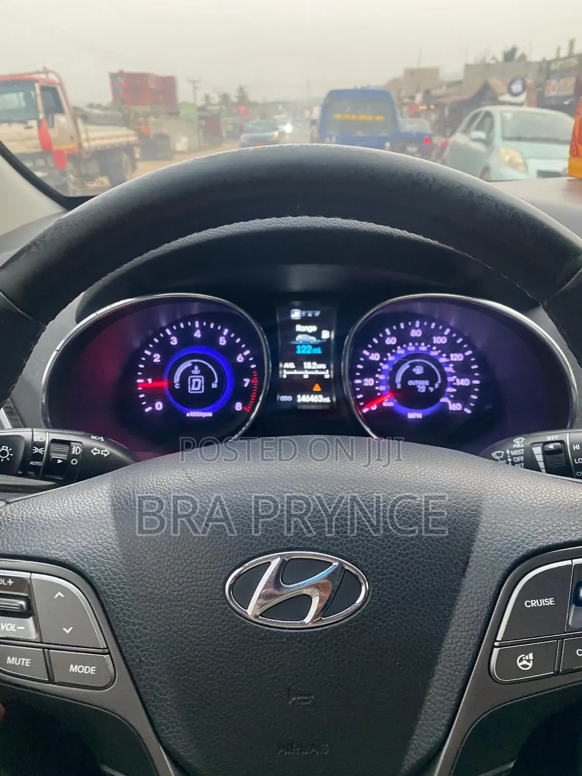 Hyundai Santa Fe 2015 White in Ablekuma - Cars, T P | Jiji.com.gh