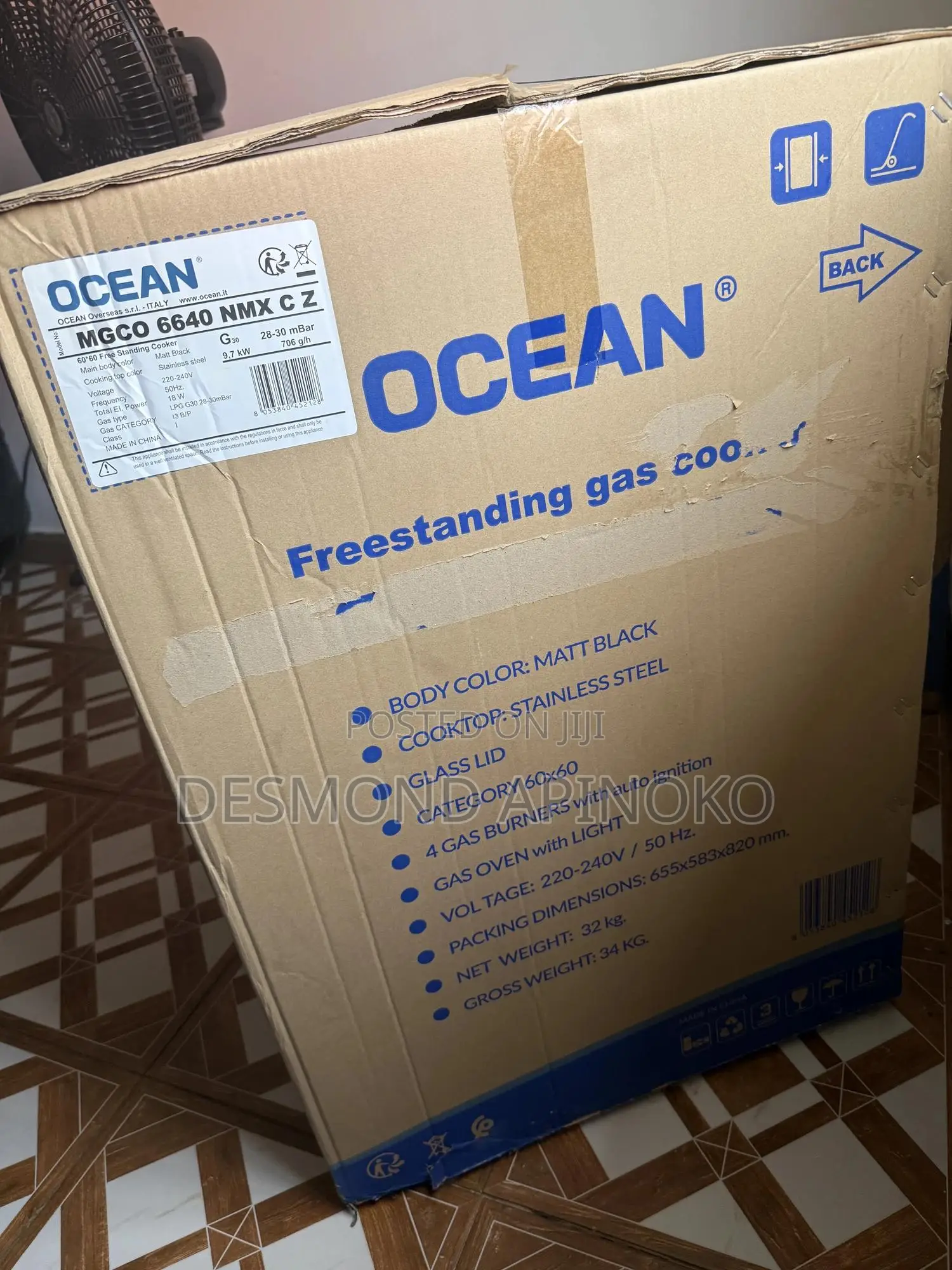 Ocean Gas Cooker in Adjiriganor - Kitchen Appliances, Desmond Apinoko ...