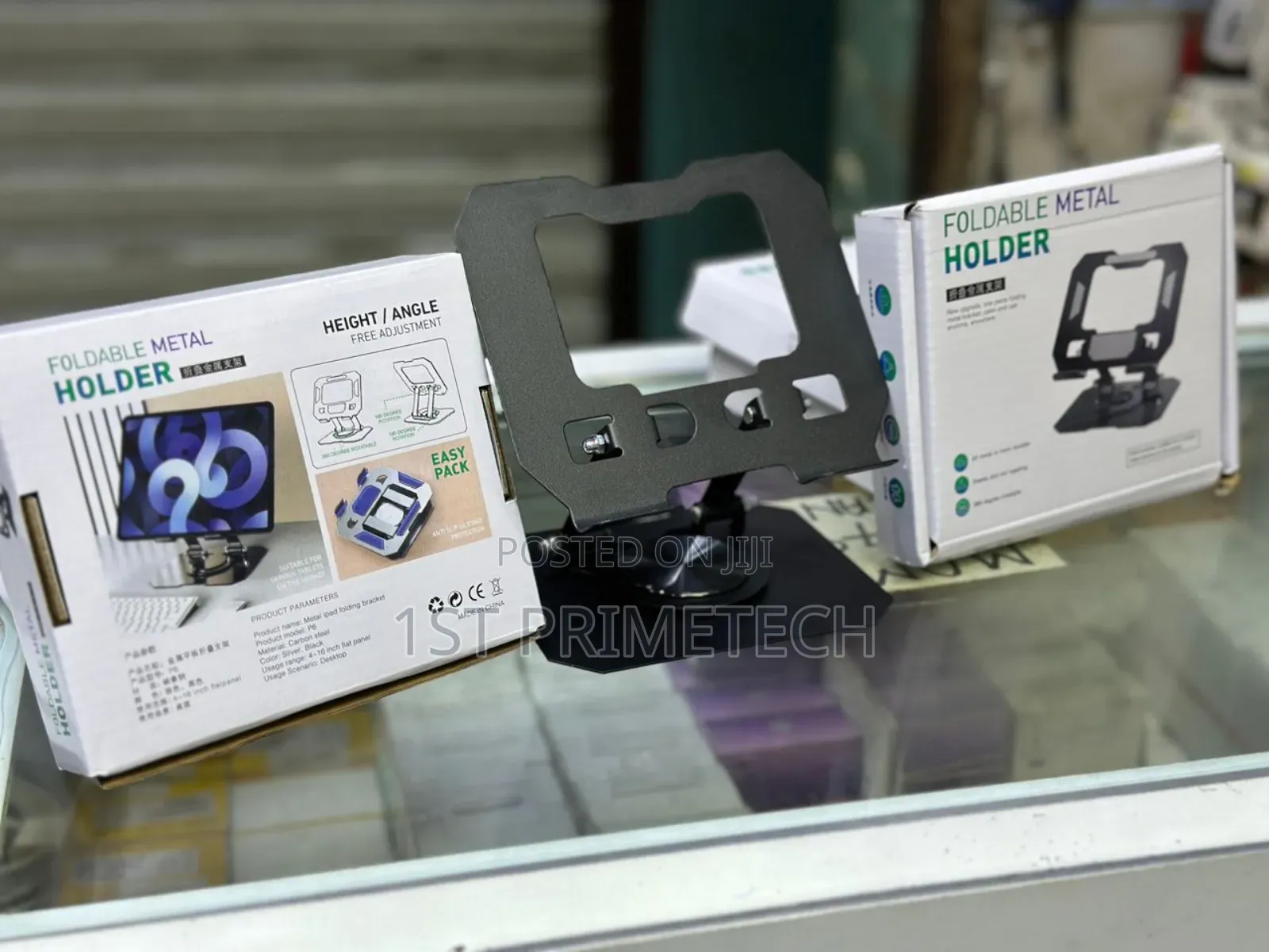 Metallic 360° Rotating Tablet Stand in Dome - Accessories for Phones ...