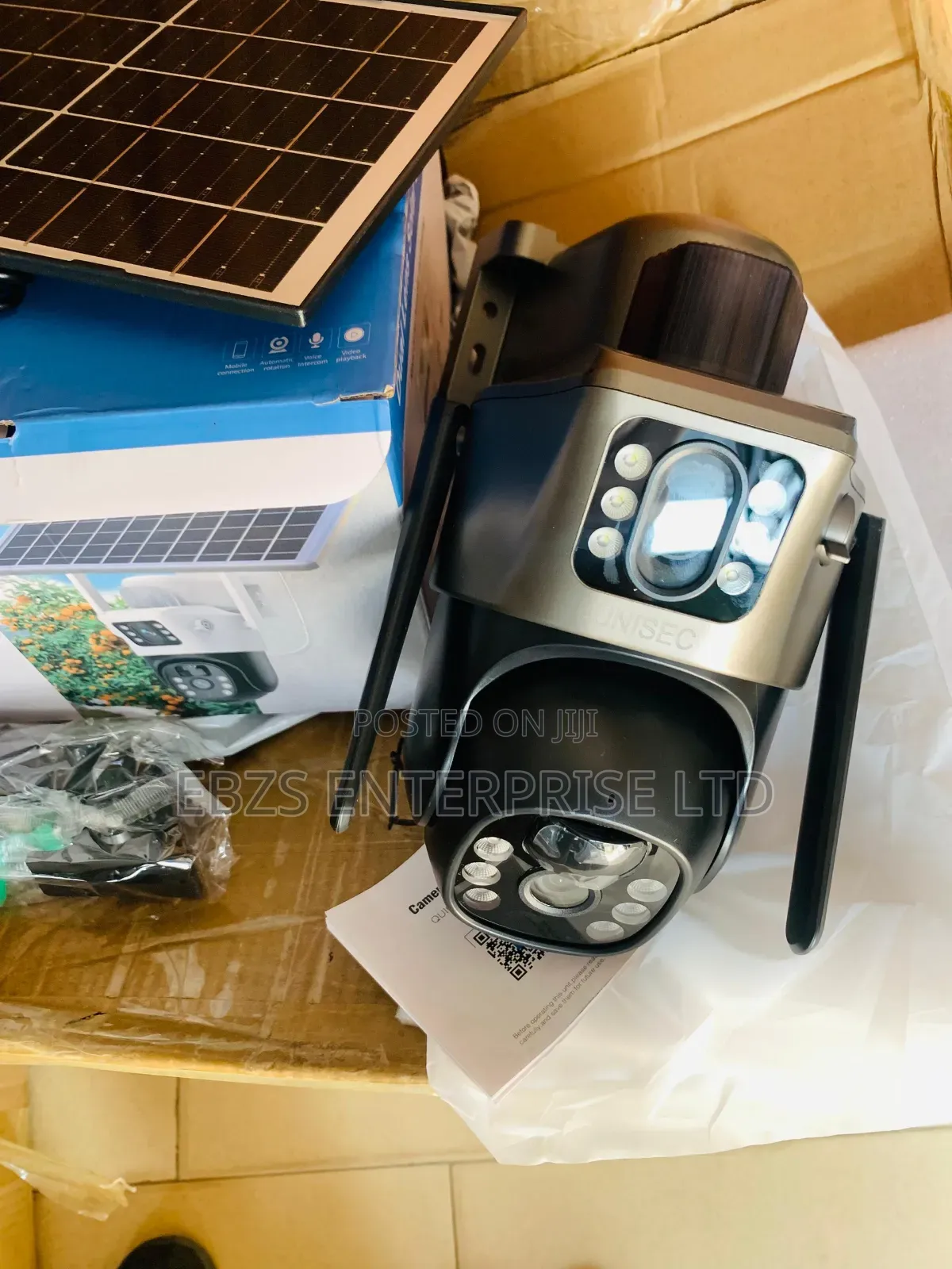 Solar 4g Smart Dual Lens PTZ Camera Two Way Audio Talk Eseecloud in ...