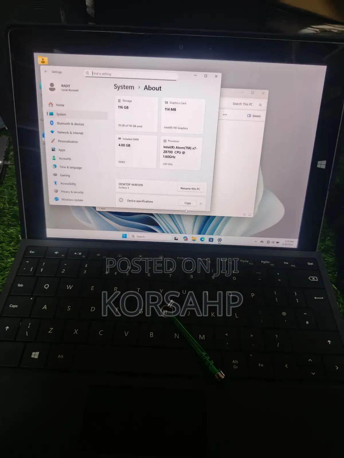 Microsoft Surface 128 GB Silver in Santa Maria - Tablets, Vivo Trading ...