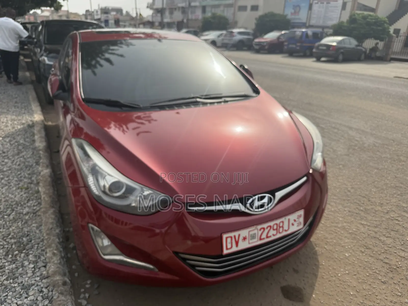 Hyundai Elantra Limited 4dr Sedan (1.8L 4cyl 6A) 2015 Red in Dansoman ...