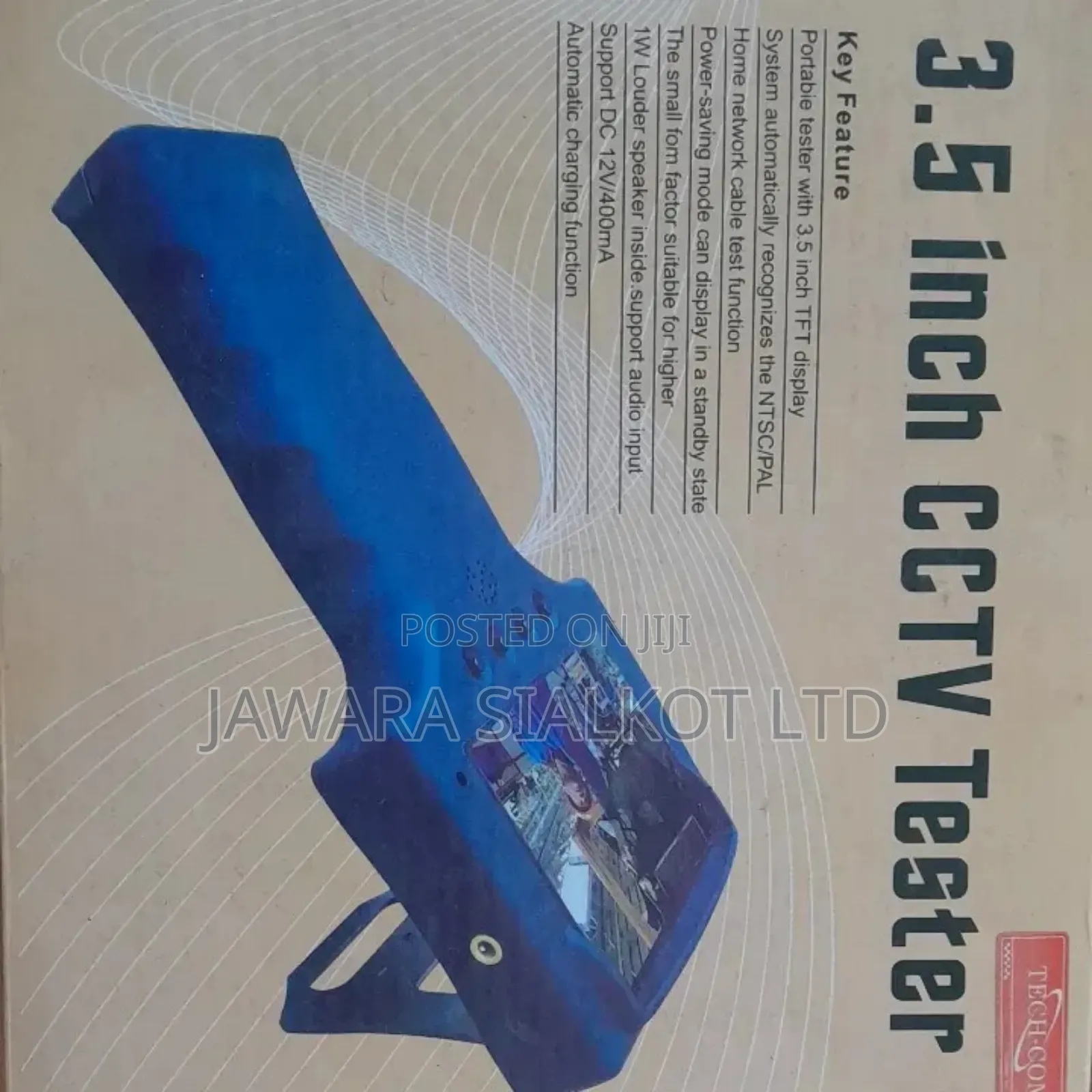 3.5" Inch Lcd Security Cctv Tester Monitor Video Audio Camera Utp Test ...