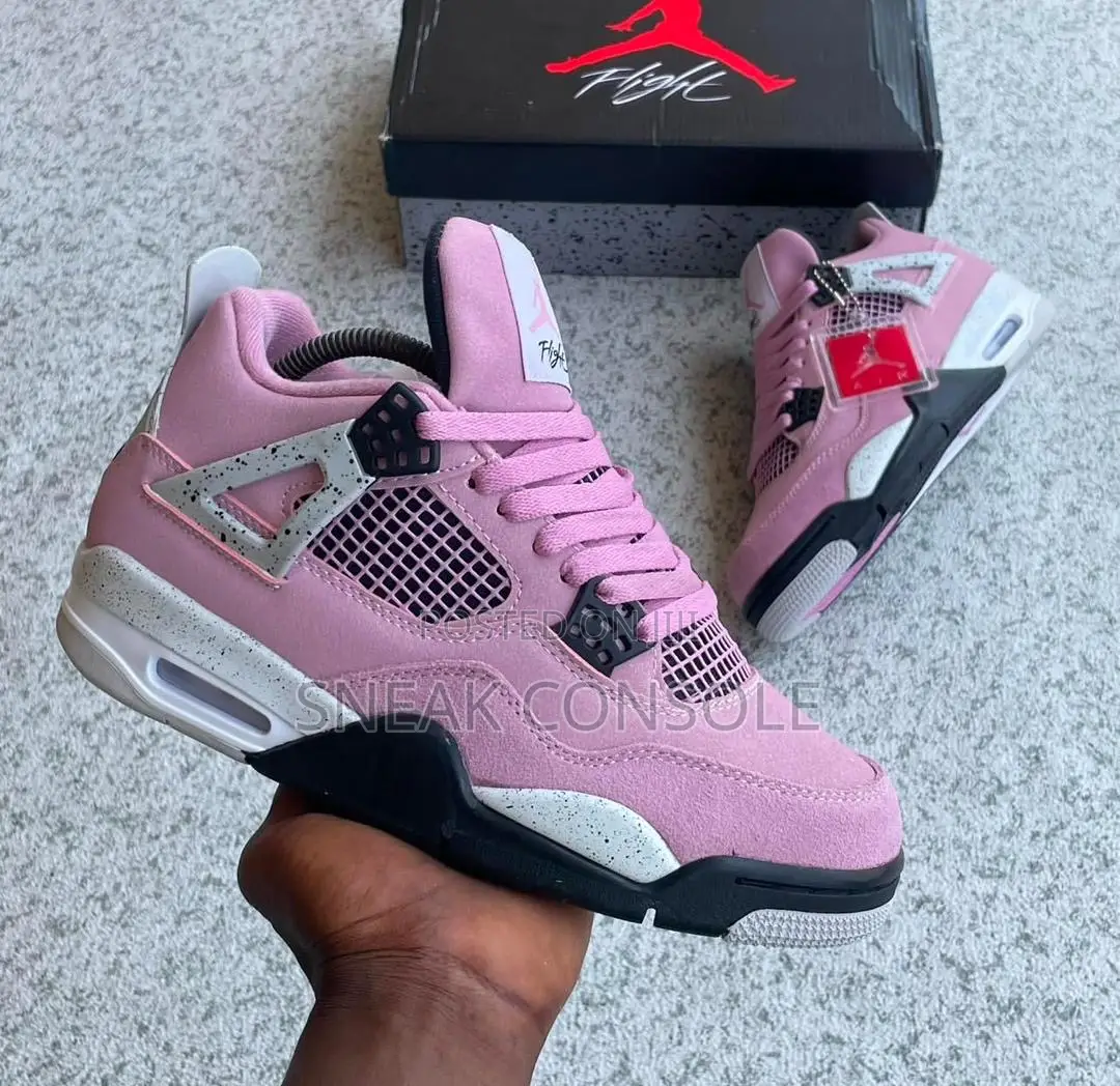 Nike Jordan 4 Pink Suede in Accra Metropolitan - Shoes, Sneak Console ...