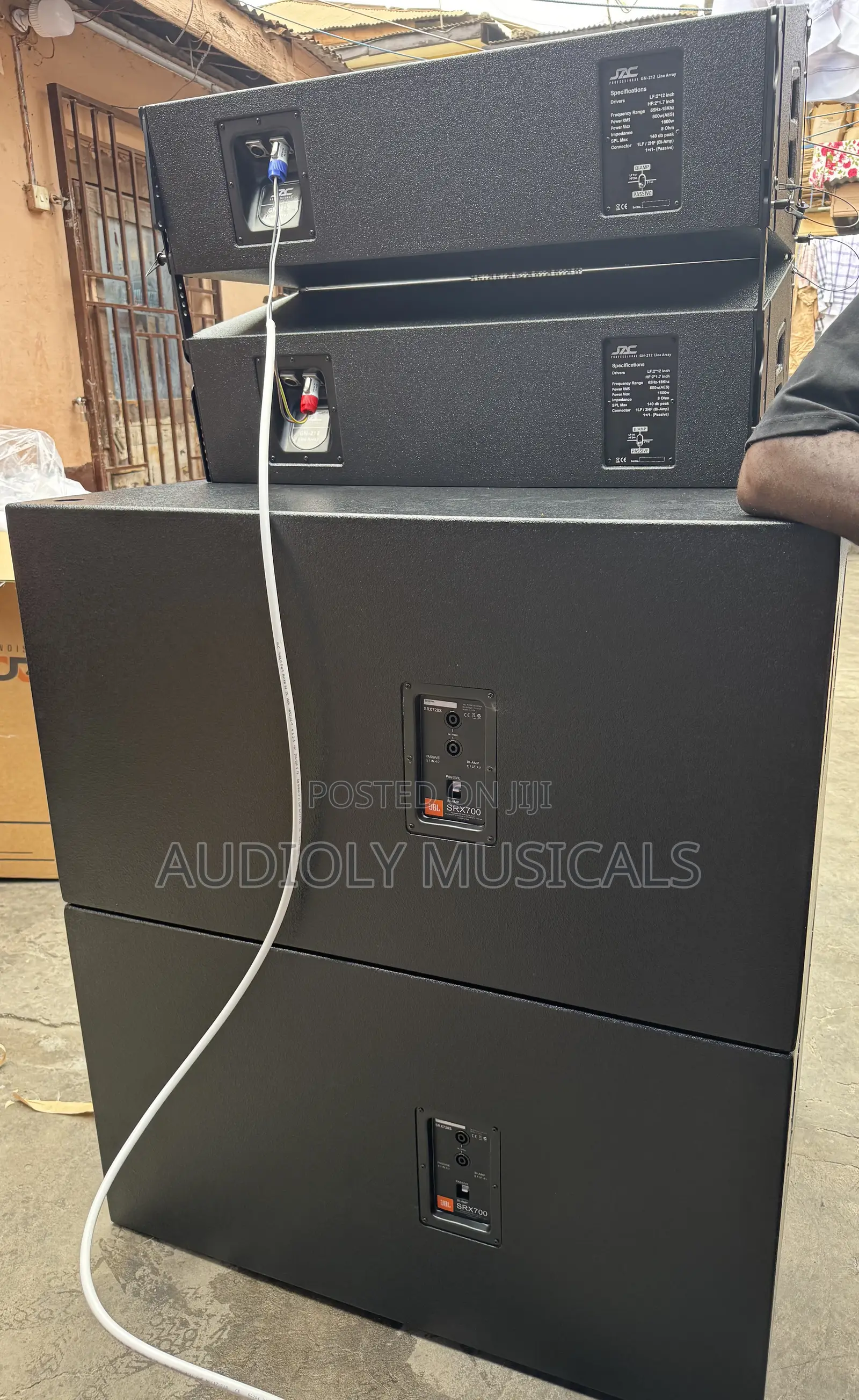 Pair of Double Bass Speaker (Jbl) and Pair of Line Arrays in Accra ...