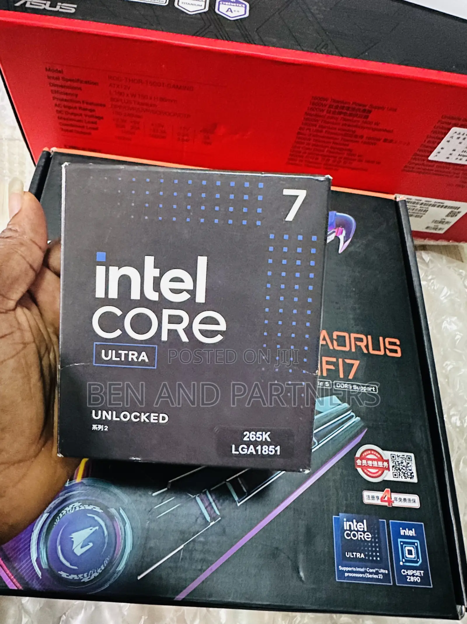 Ultra 7 265k + Aorus Z890m Elite Wifi 7 Combo Available in Ga West ...