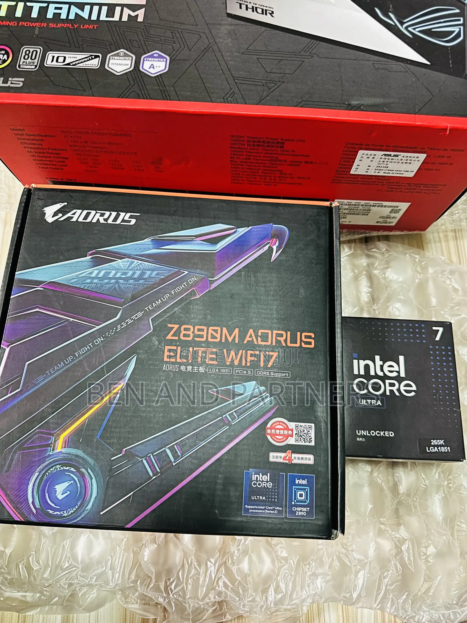 Ultra 7 265k + Aorus Z890m Elite Wifi 7 Combo Available in Ga West ...