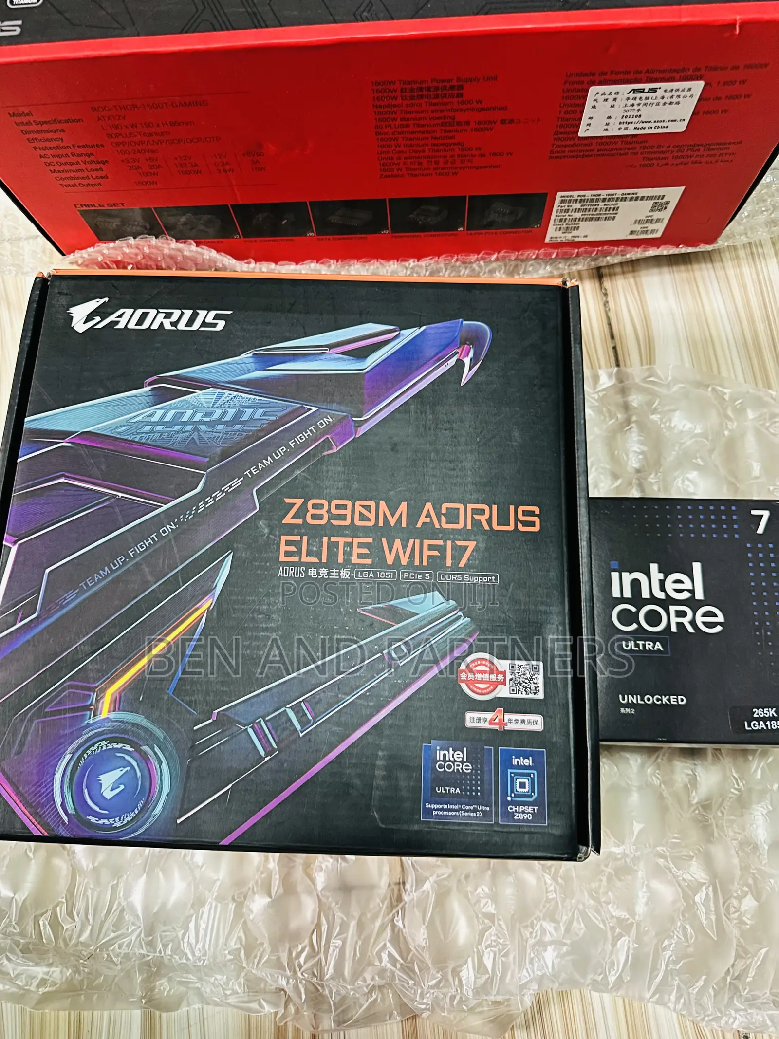 Ultra 7 265k + Aorus Z890m Elite Wifi 7 Combo Available in Ga West ...