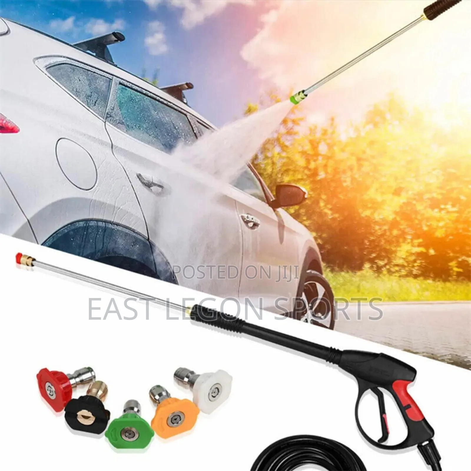 Power Jet Spray Pressure Washer Gun Cable Car Home Bike in Abelemkpe ...