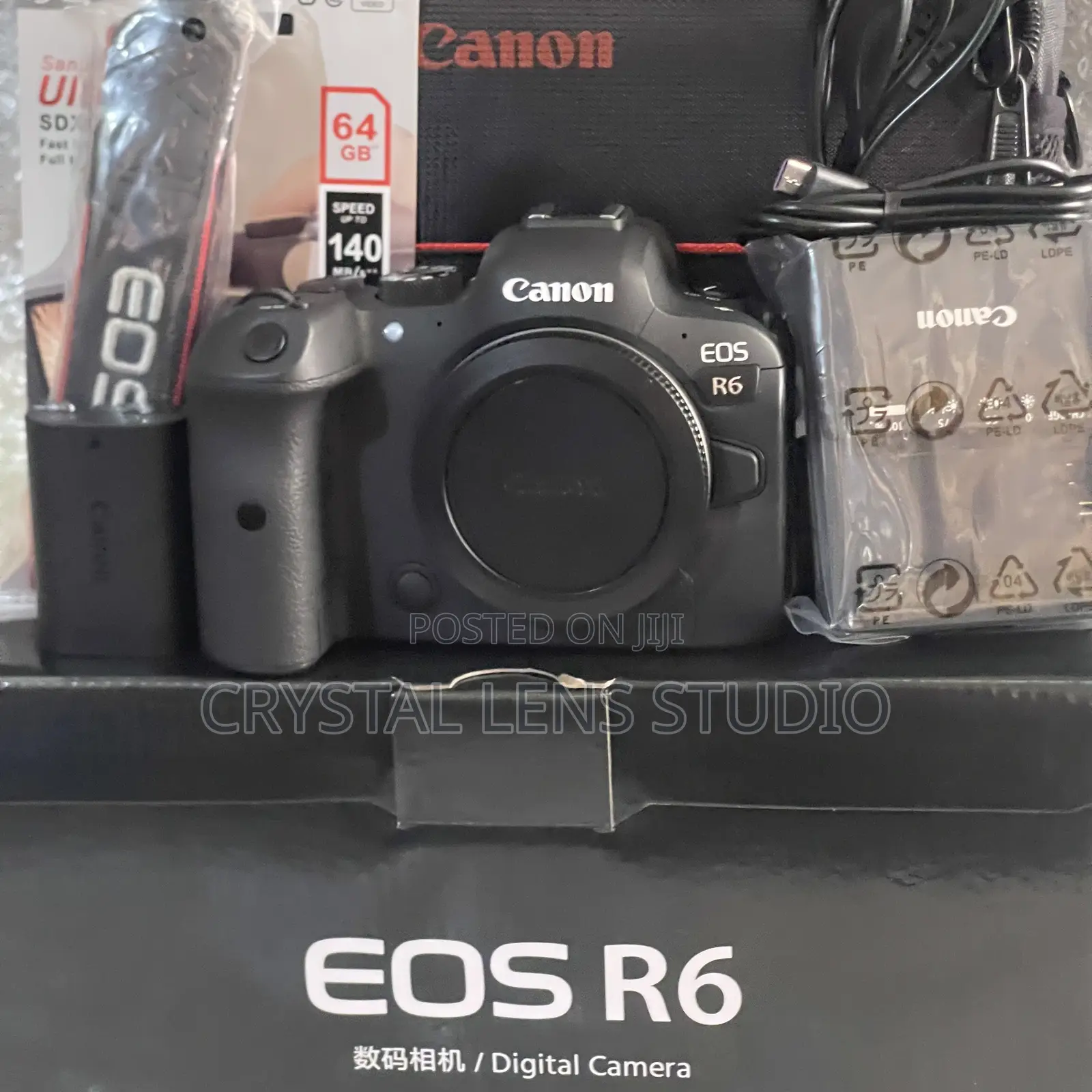 Eos R6 With Charger,Battery,Strap,Bag and Sd Card for sale - Crystal ...