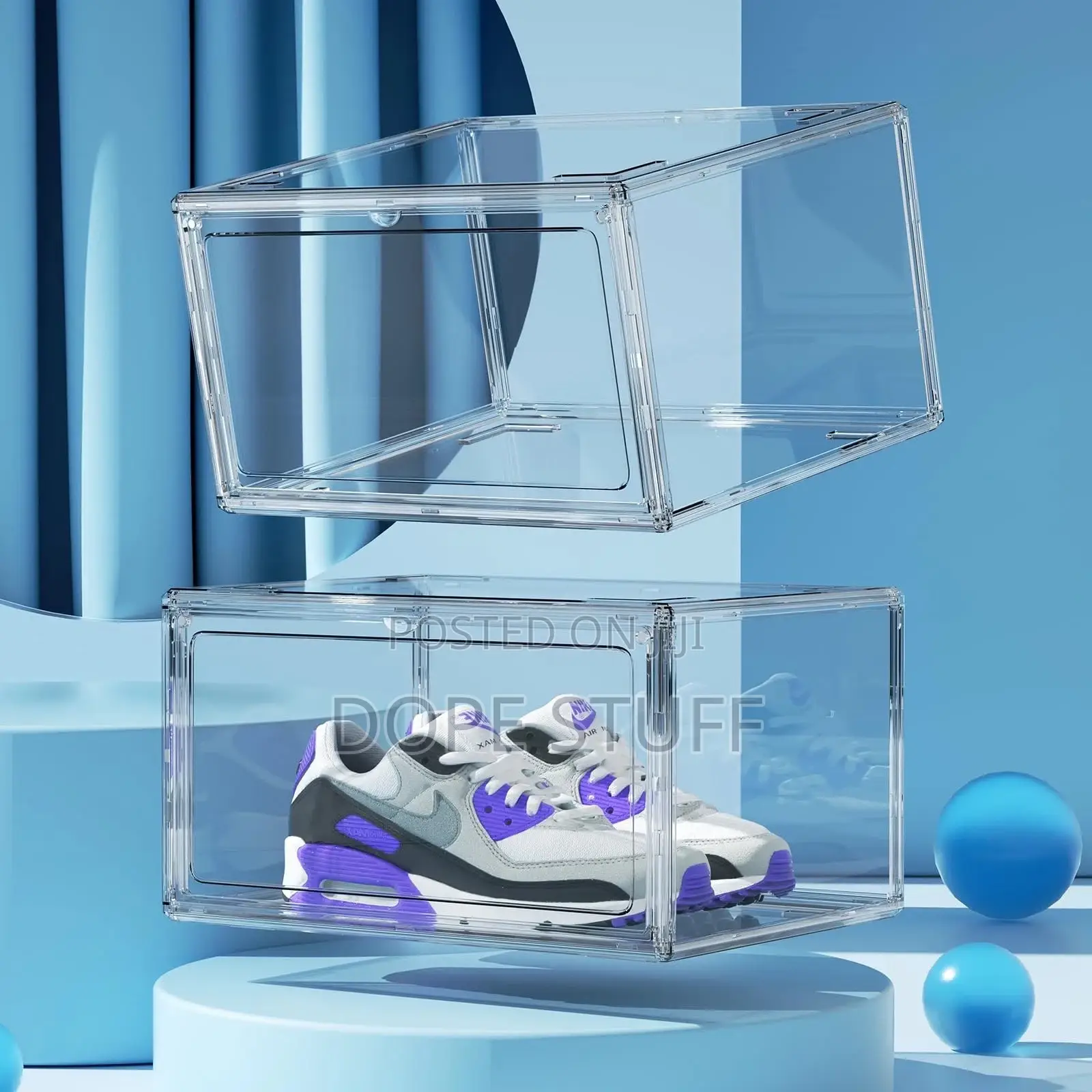 Transparent Plastic Shoe Box, 105ghc For One Box. in Banana Inn ...