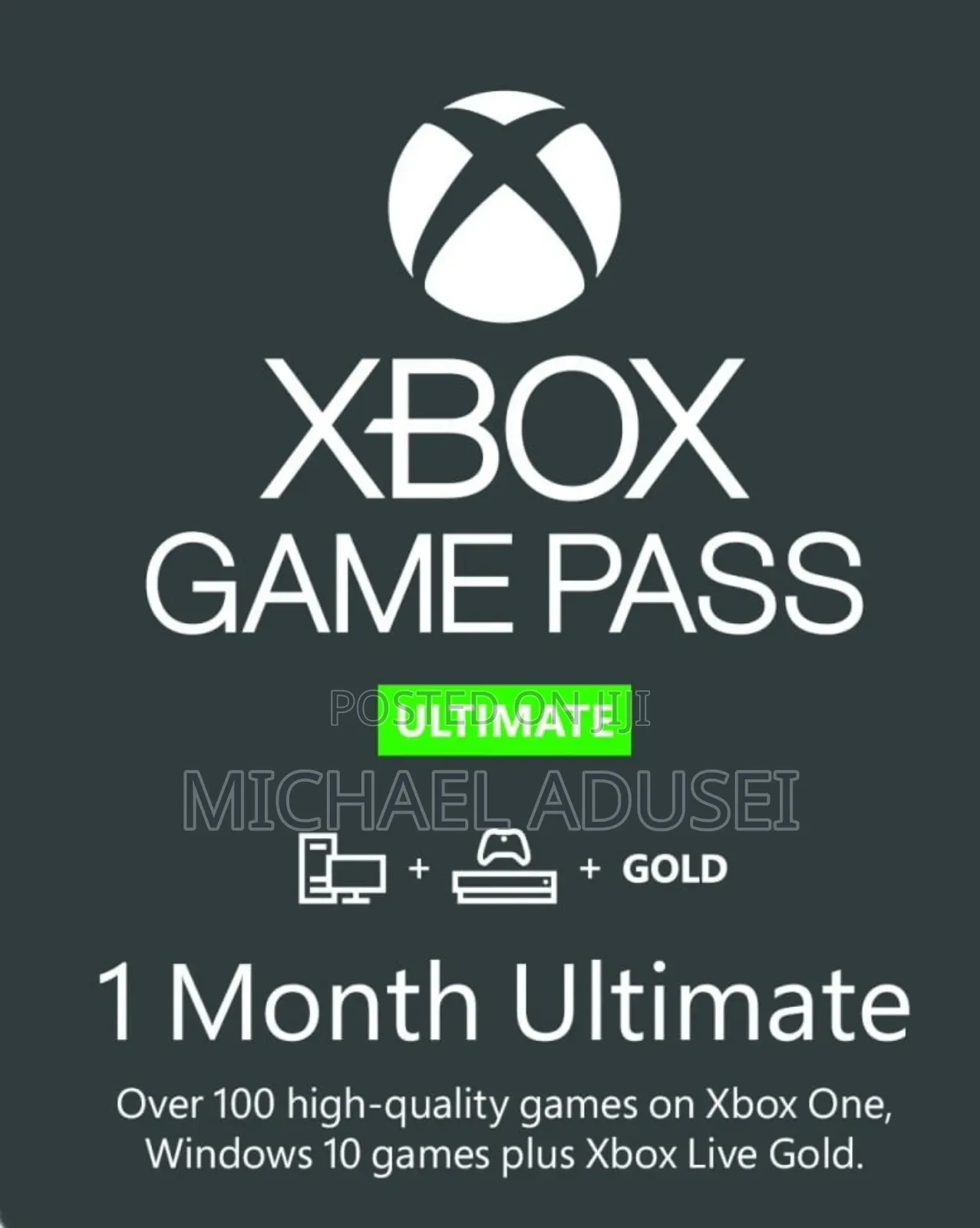 Xbox Gamepass Ultimate in Oyibi - Video Games, Michael Adusei | Jiji.com.gh