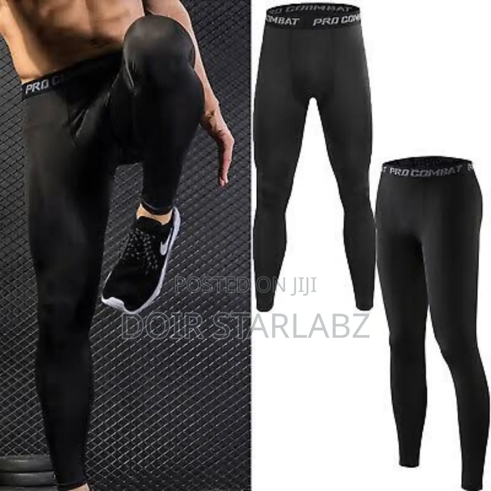 Stretch Pants Sports Two Legs And One Leg Patch Leggings in North Legon ...