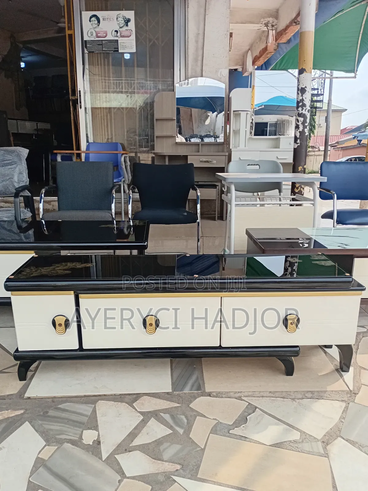 A Classic Wooden Television Stand in North Industrial Area - Furniture ...