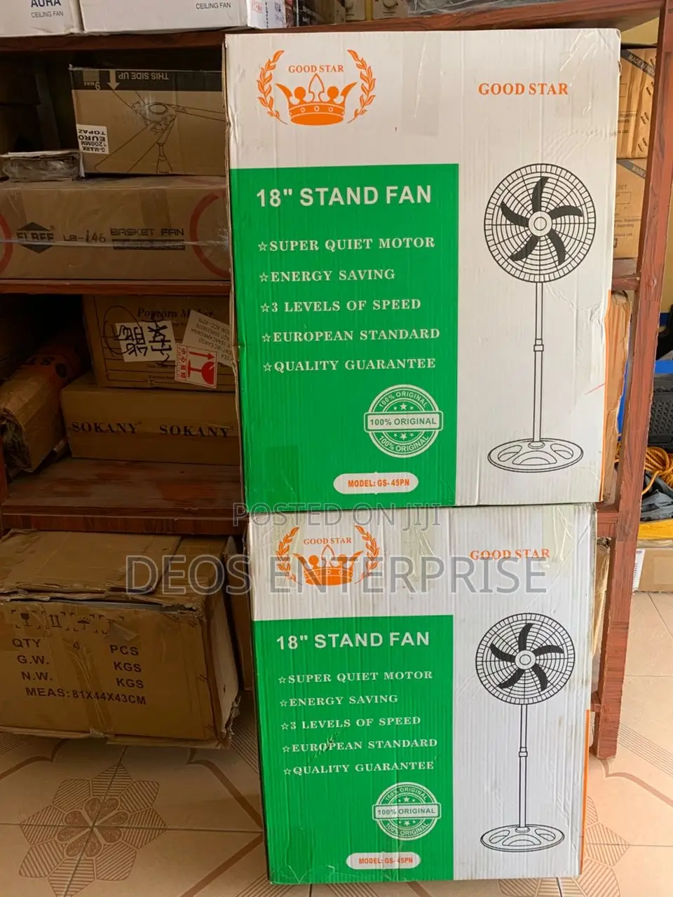 Enjoy a Gentle Breeze With the Reliable Good Star 18-Inch Stand Fan in ...