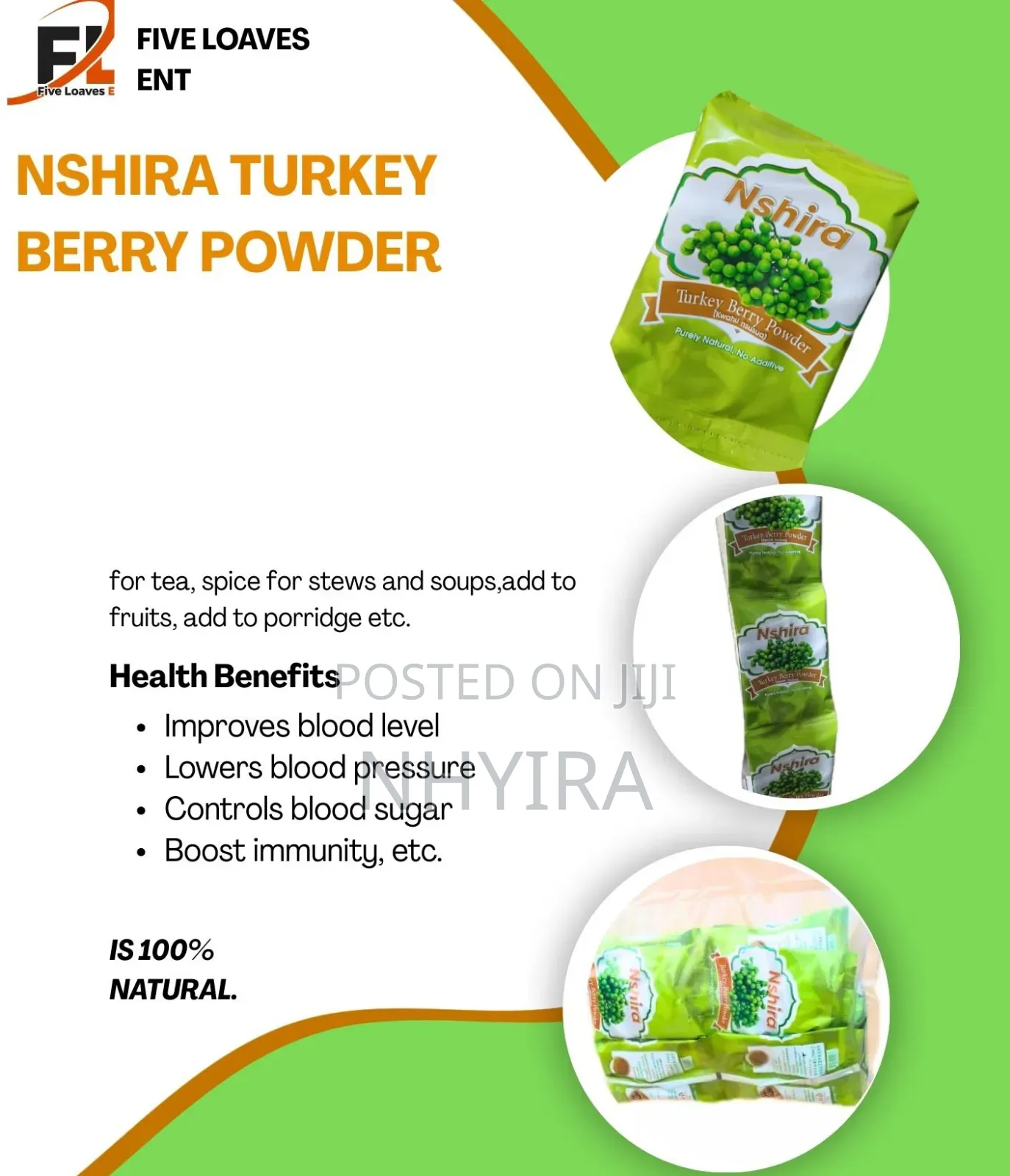Turkey Berry Powder in Bolgatanga Municipal - Food & Beverages, Nhyira ...