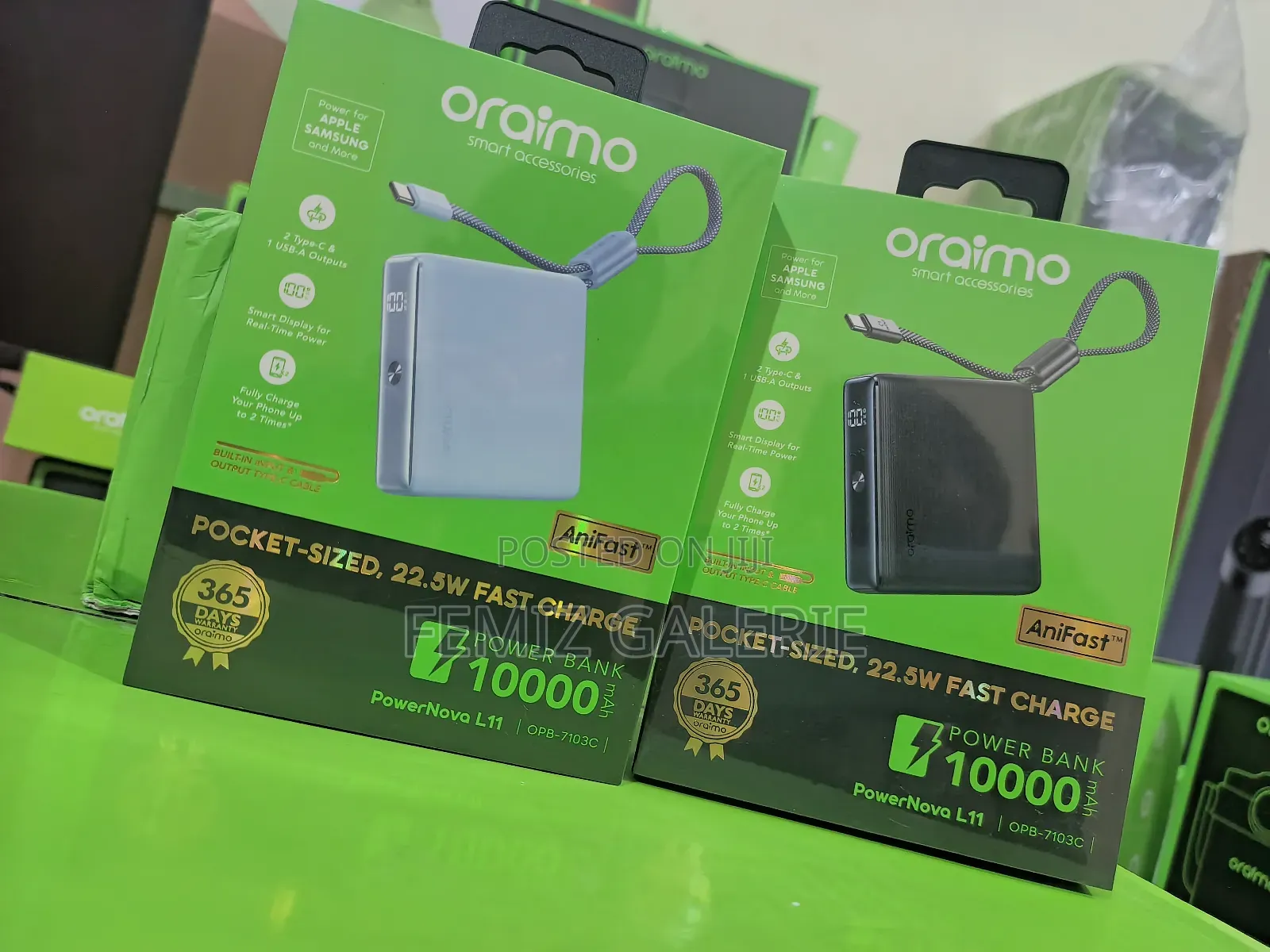 Oraimo Powernova L11 10000mah 22.5w Power Bank in Sowutwuom ...