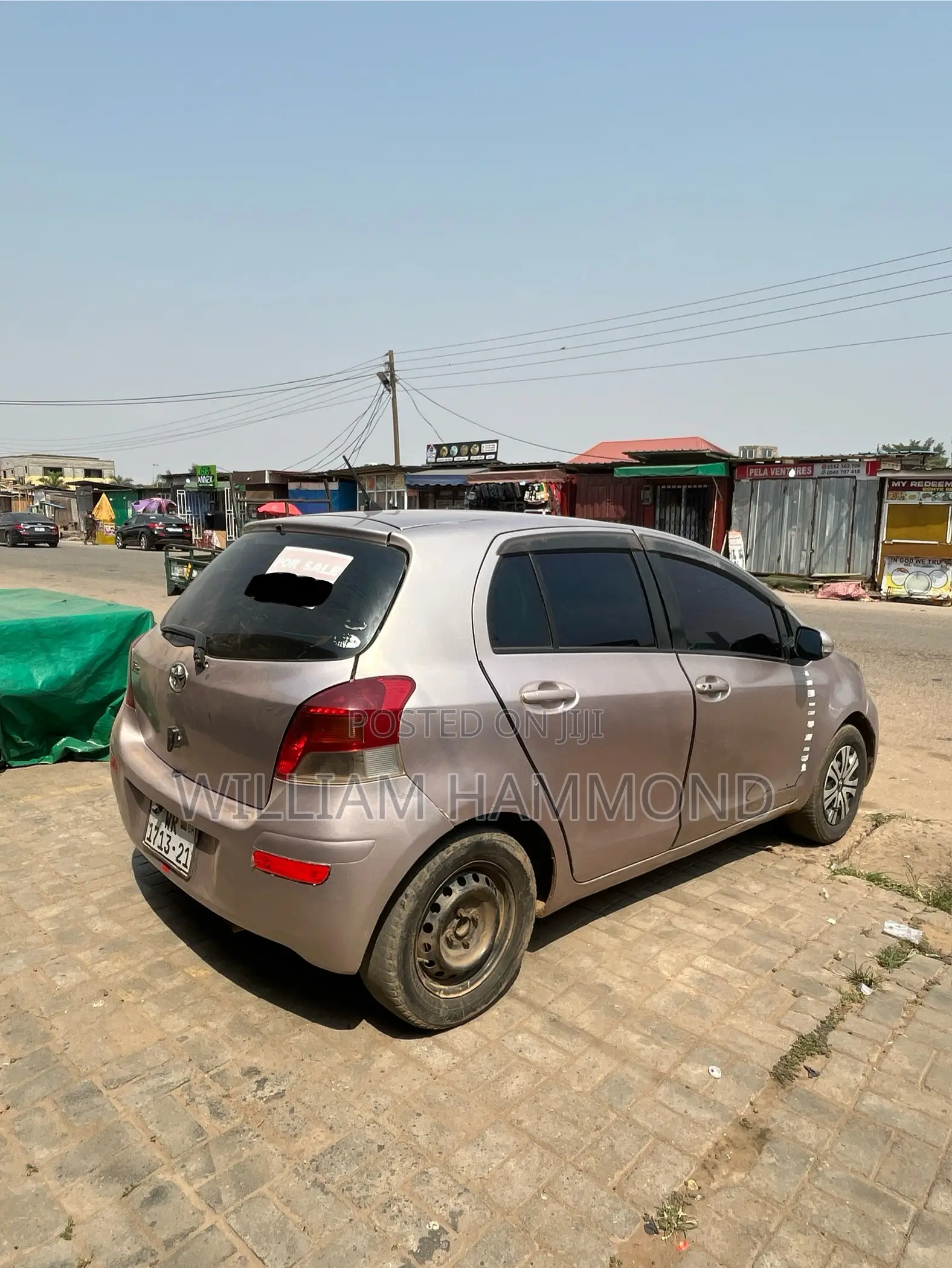 Toyota Vitz 2010 Gray in Spintex - Cars, William Hammond | Jiji.com.gh