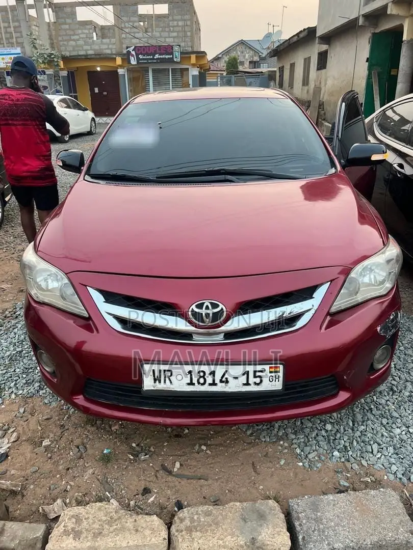 Toyota Corolla S 4dr Sedan (1.8L 4cyl 4A) 2013 Burgundy in Ashaiman ...